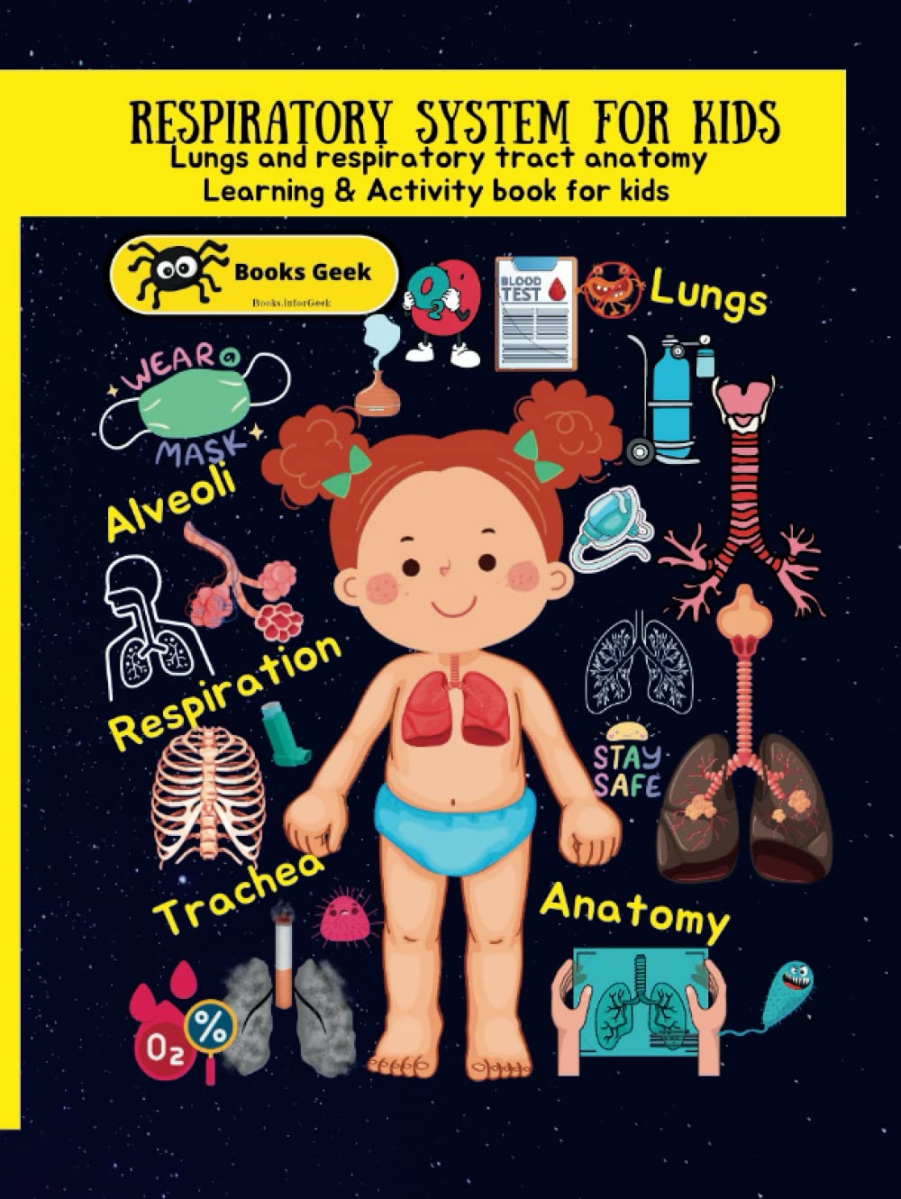 lungs and respiratory system human anatomy activity book for kids ...