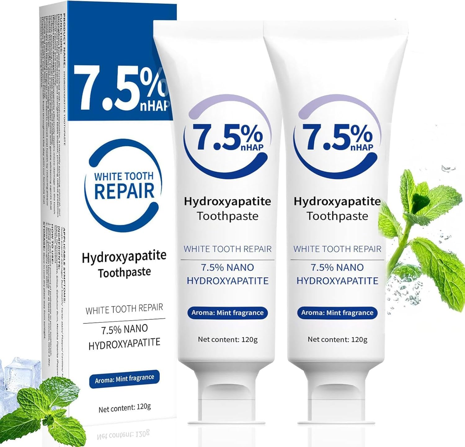 Amazon.com: Hydroxyapatite Toothpastes for Enamel Protection and Tooth ...