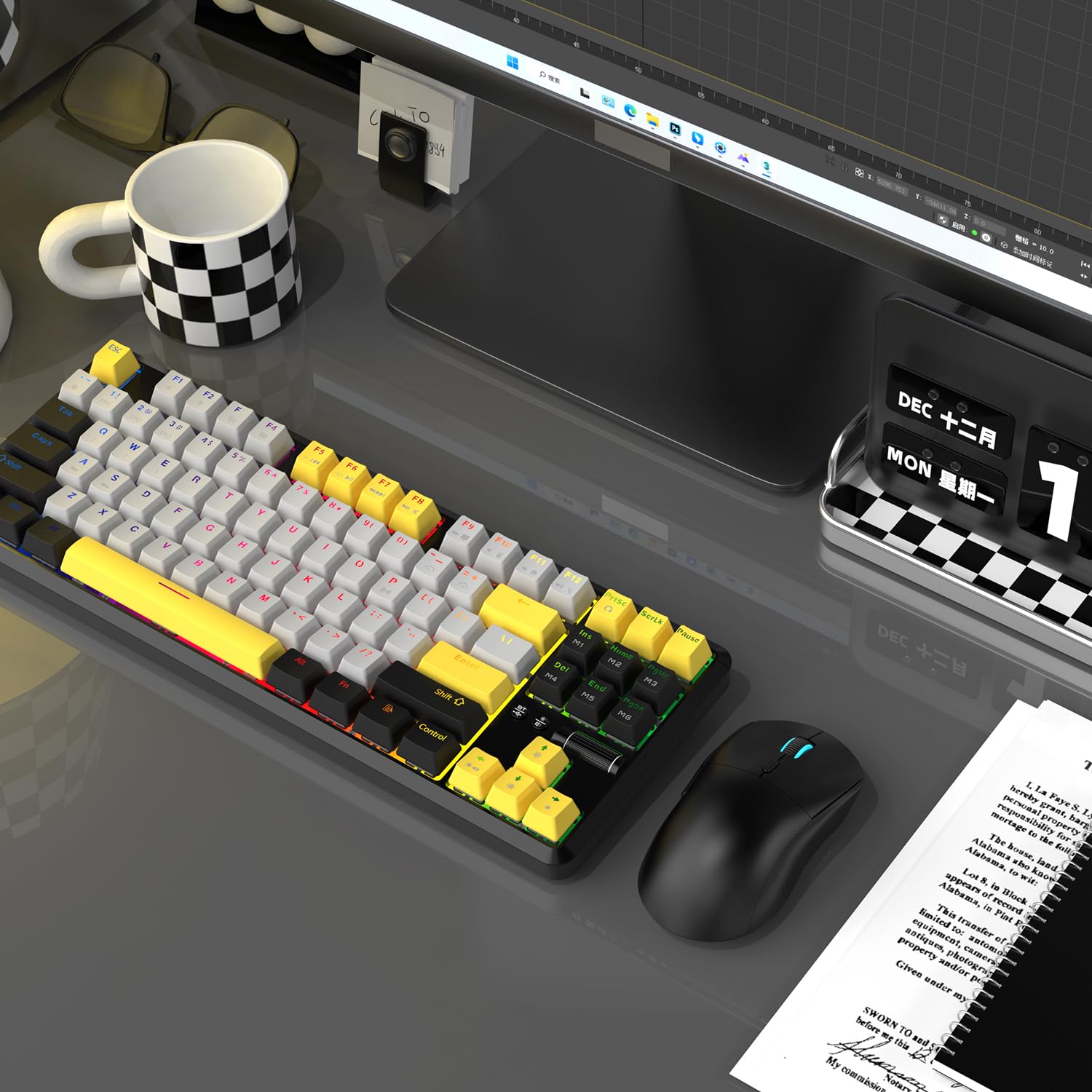 Snapklik.com : NACODEX 62G Wireless/Wired Gaming Mouse