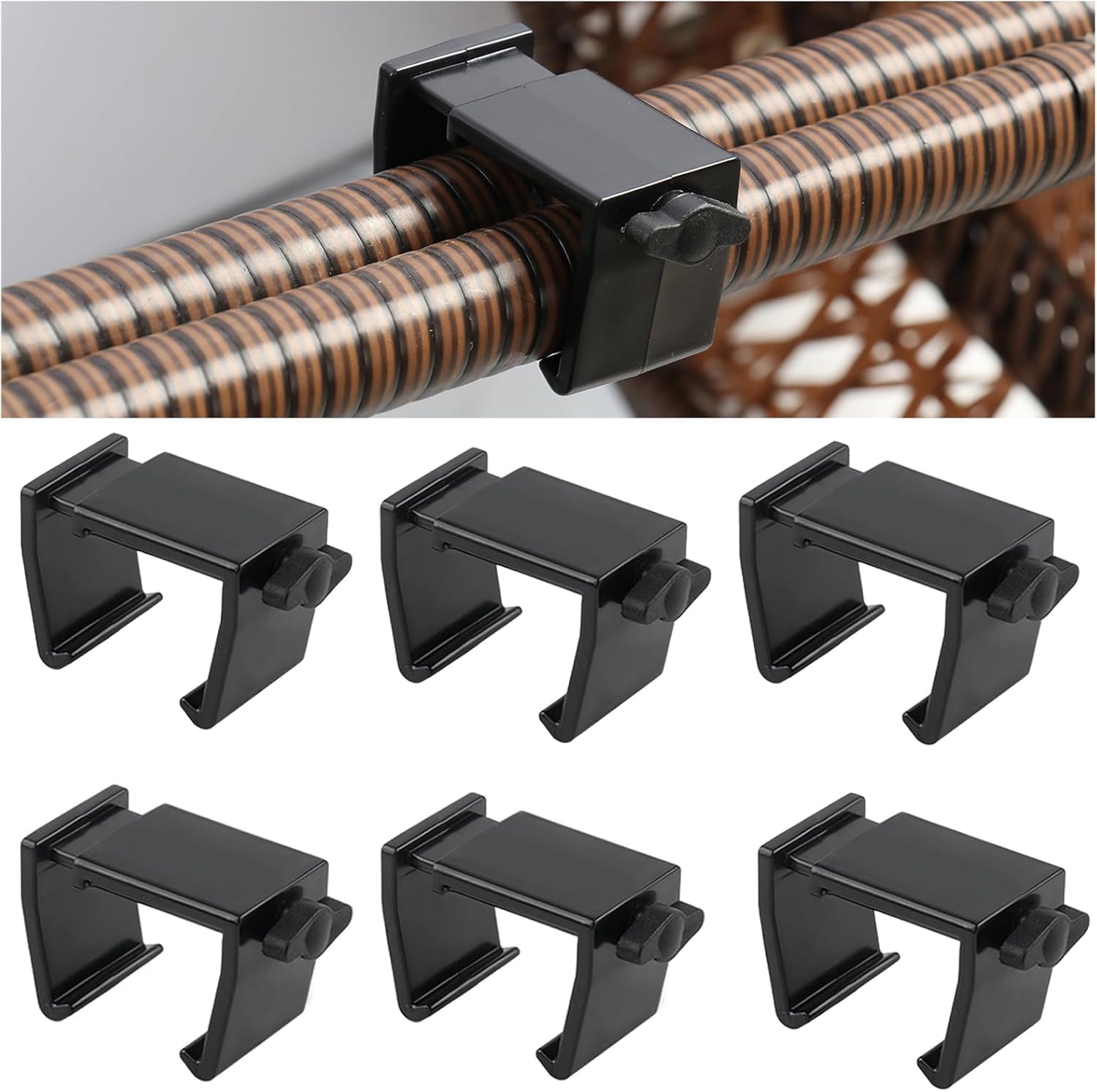 Amazon.com : Adjustable Outdoor Furniture Clips Patio Sofa Clips ...