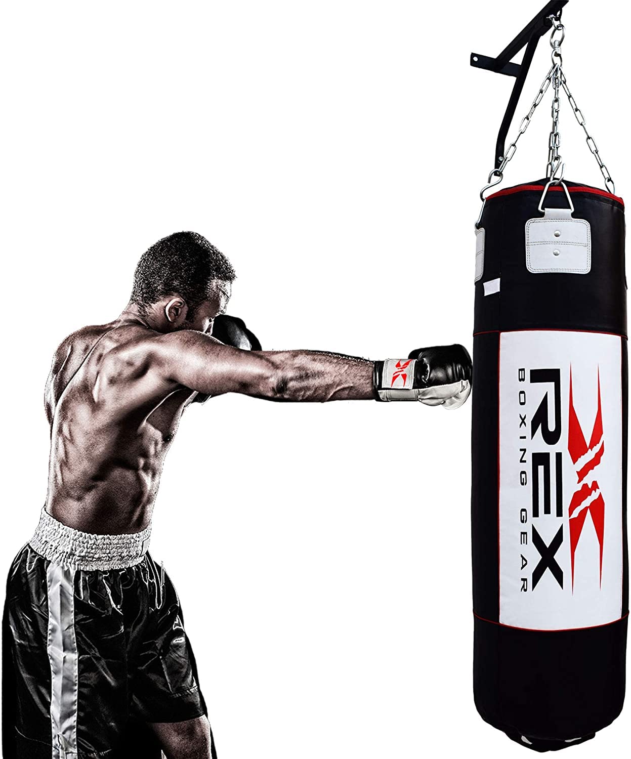 REX Sports 4, 5 and 6 feet Heavy Punch Bag Unfilled Heavy Bag for ...