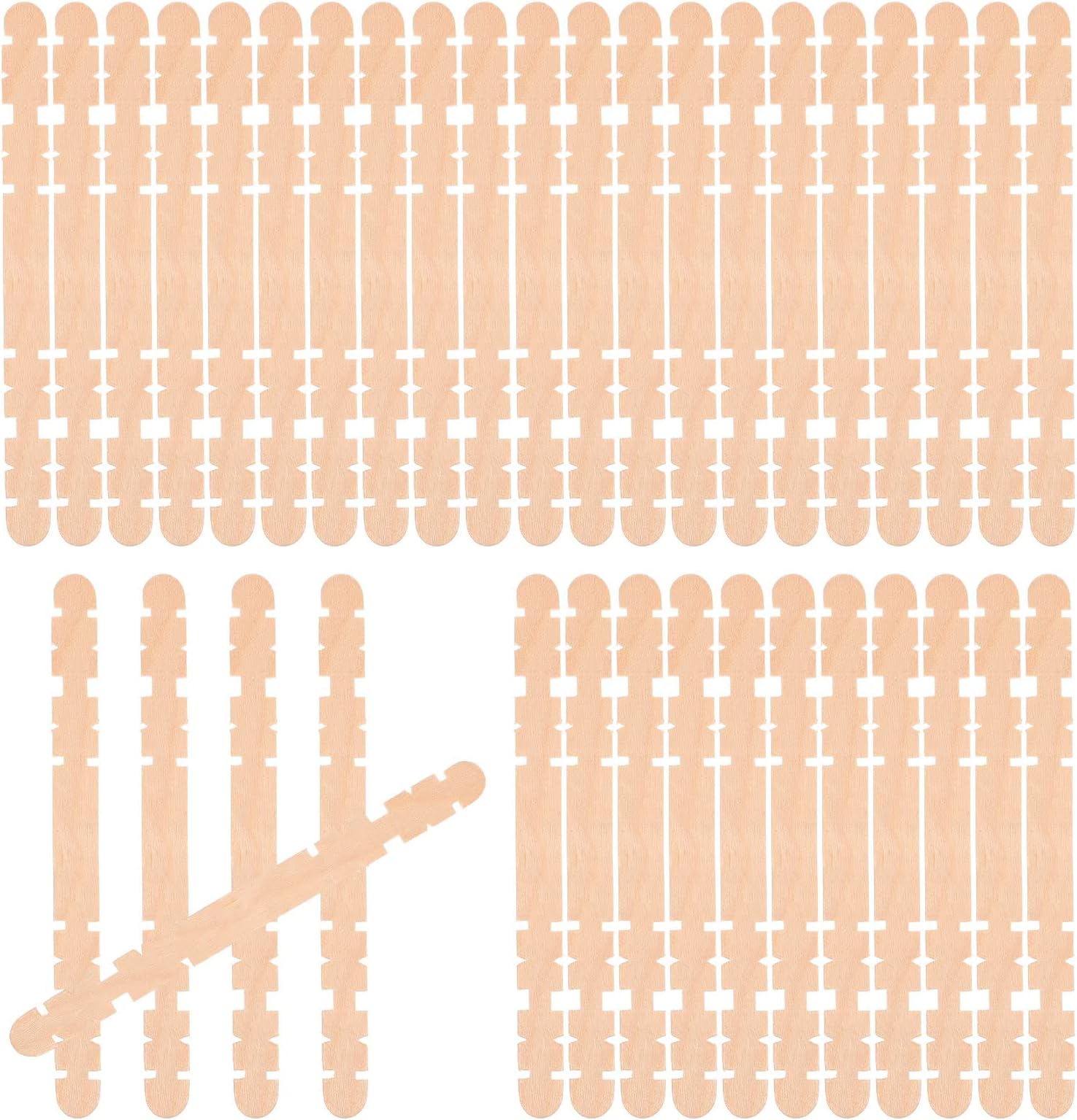 Amazon.com: Notched Hobby Craft Sticks Natural Wood 4.5 Inch (3,000 ...