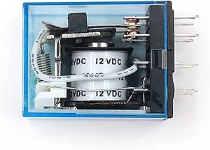 Amazon.com: GEBBEM Relay MY2P HH52P MY2NJ Relay Coil General DPDT Micro Mini Electromagnetic ...