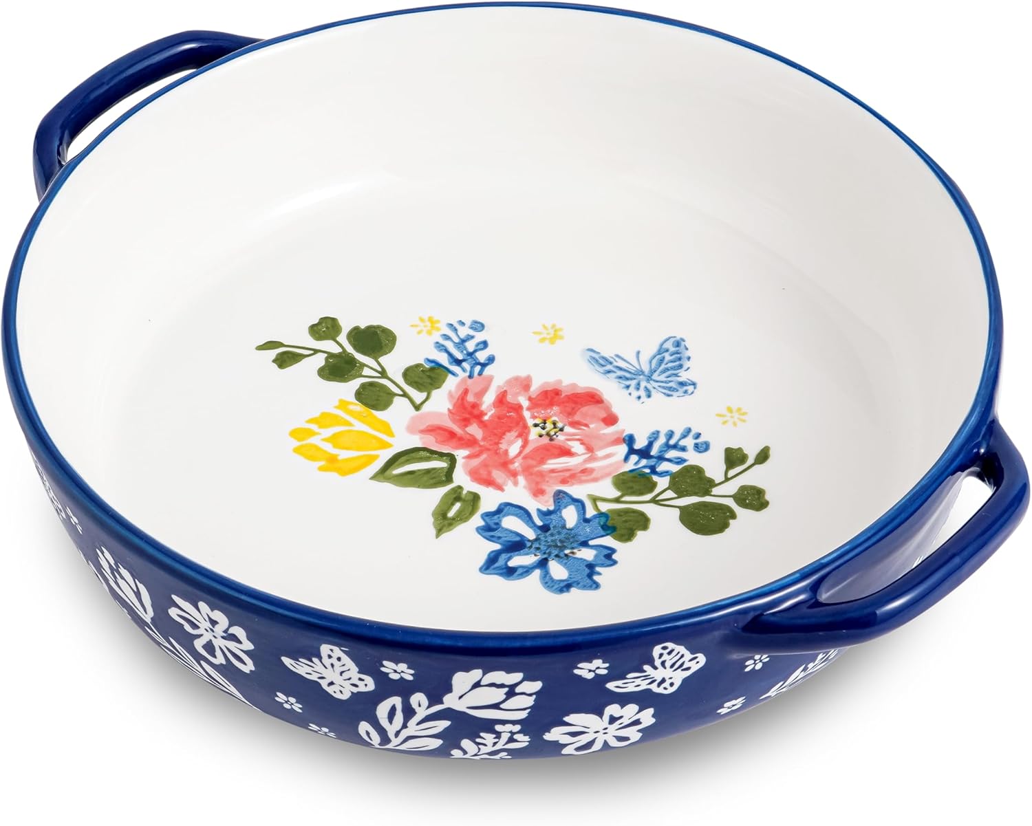 Amazon.com: Wisenvoy Pie Pan Ceramic Pie Dish 9.8 Inches Pie Plate ...