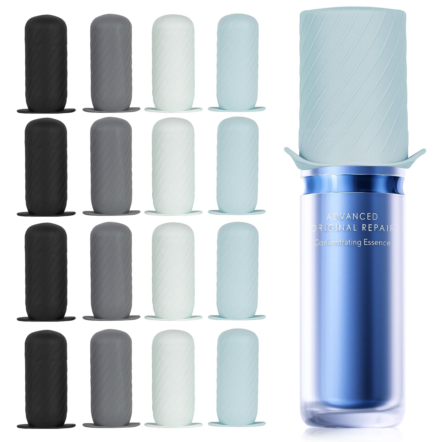 Amazon.com : Mrsdry Bottle Covers for Travel, Elastic Sleeves for Leak ...