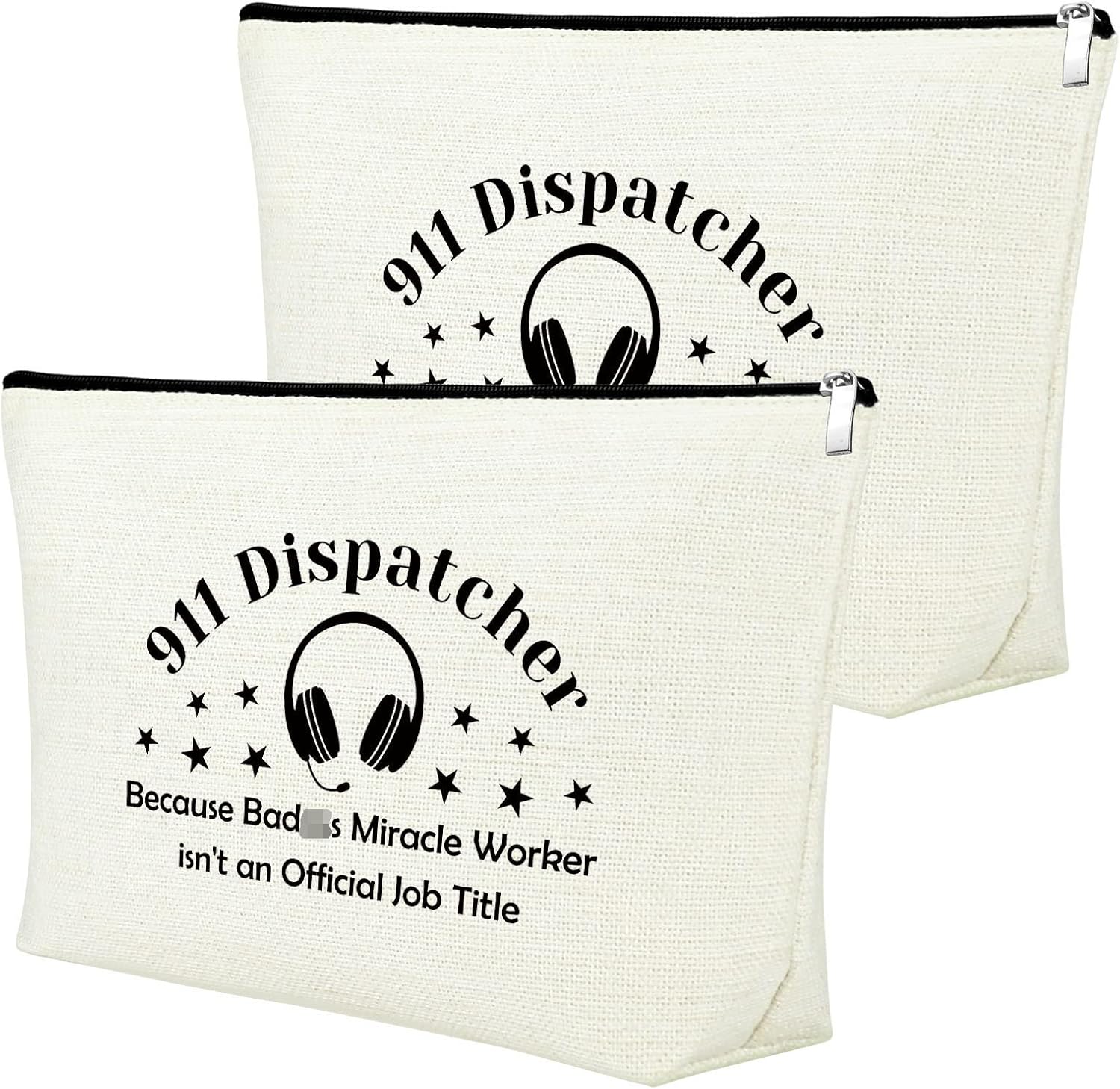Amazon.com: 2Pcs 911 Dispatcher Gift Makeup Bag 911 Dispatcher ...