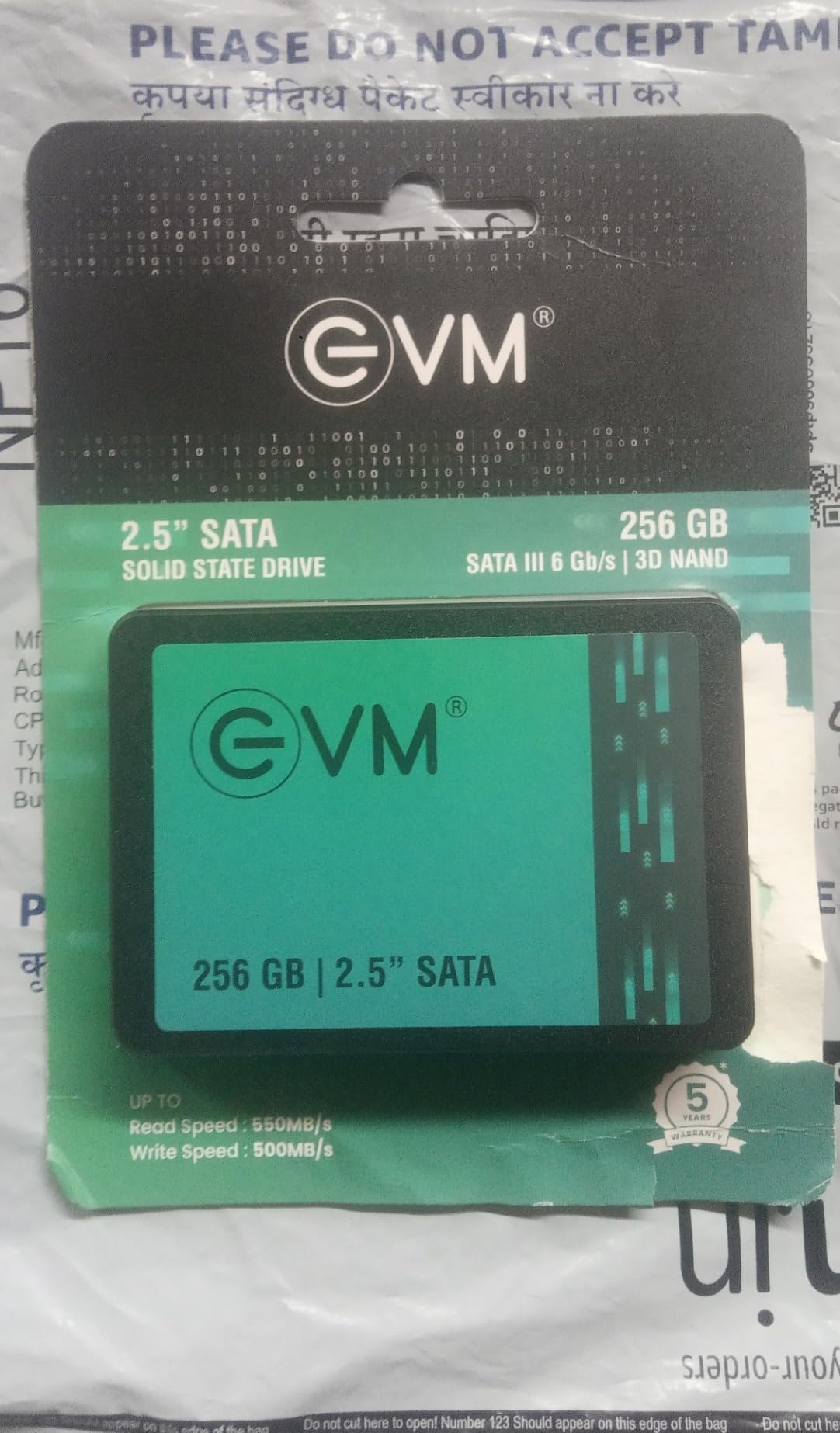 Amazon.in: Buy EVM EVM25/256GB 256GB SSD 2.5"(6.35 CM) INCH SATA, Solid ...