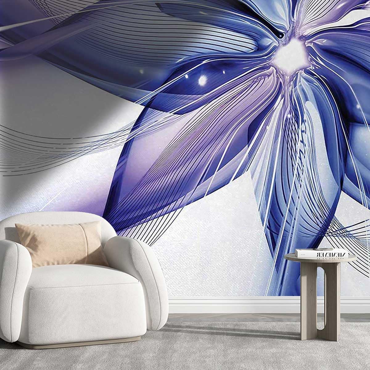 Cubicle Wallpaper for Fabric Walls Abstract Wall Covering Wall Decor ...