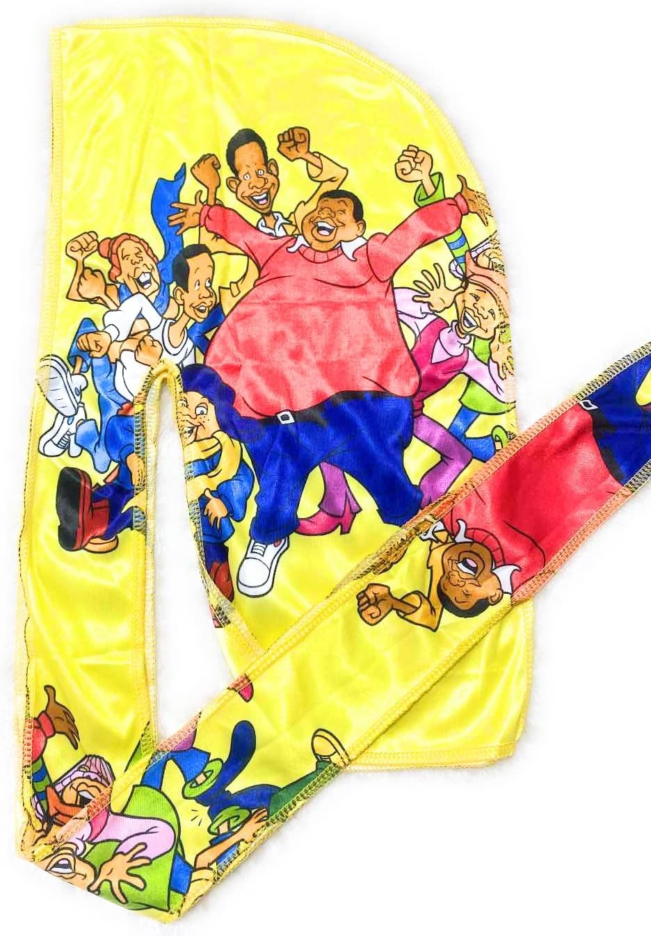 90's Fat Albert Yellow Durag RICH PORT DURAG at Amazon Men’s Clothing store