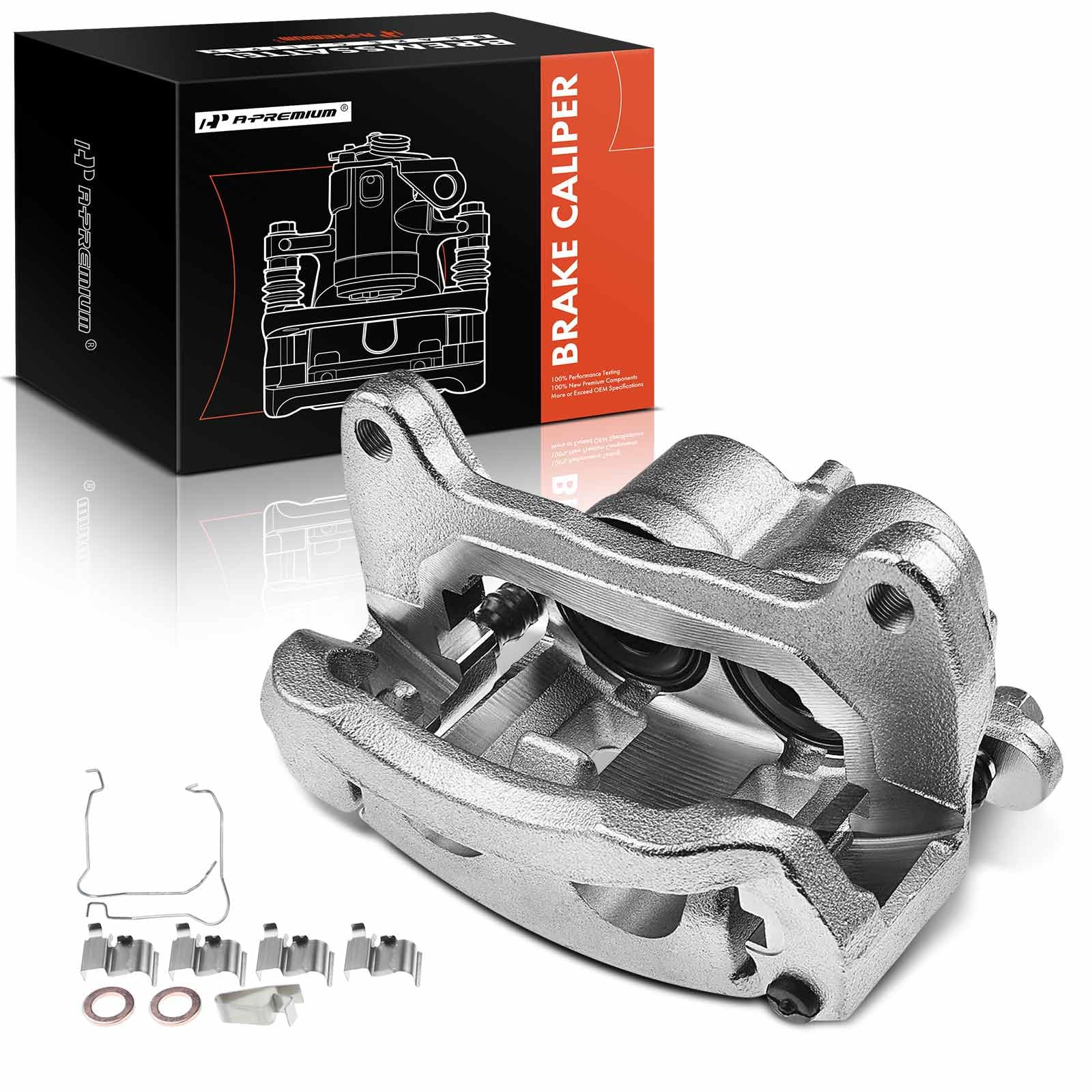 A-Premium Disc Brake Caliper Assembly with Bracket Compatible with ...