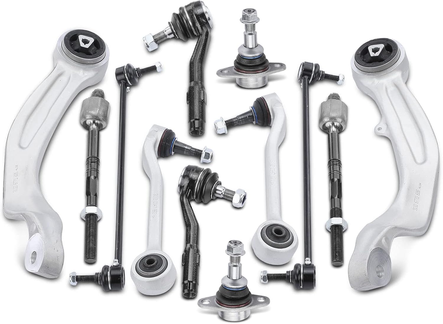 Amazon.com: A-Premium 12Pcs Front Suspension Kit, Lower Forward ...