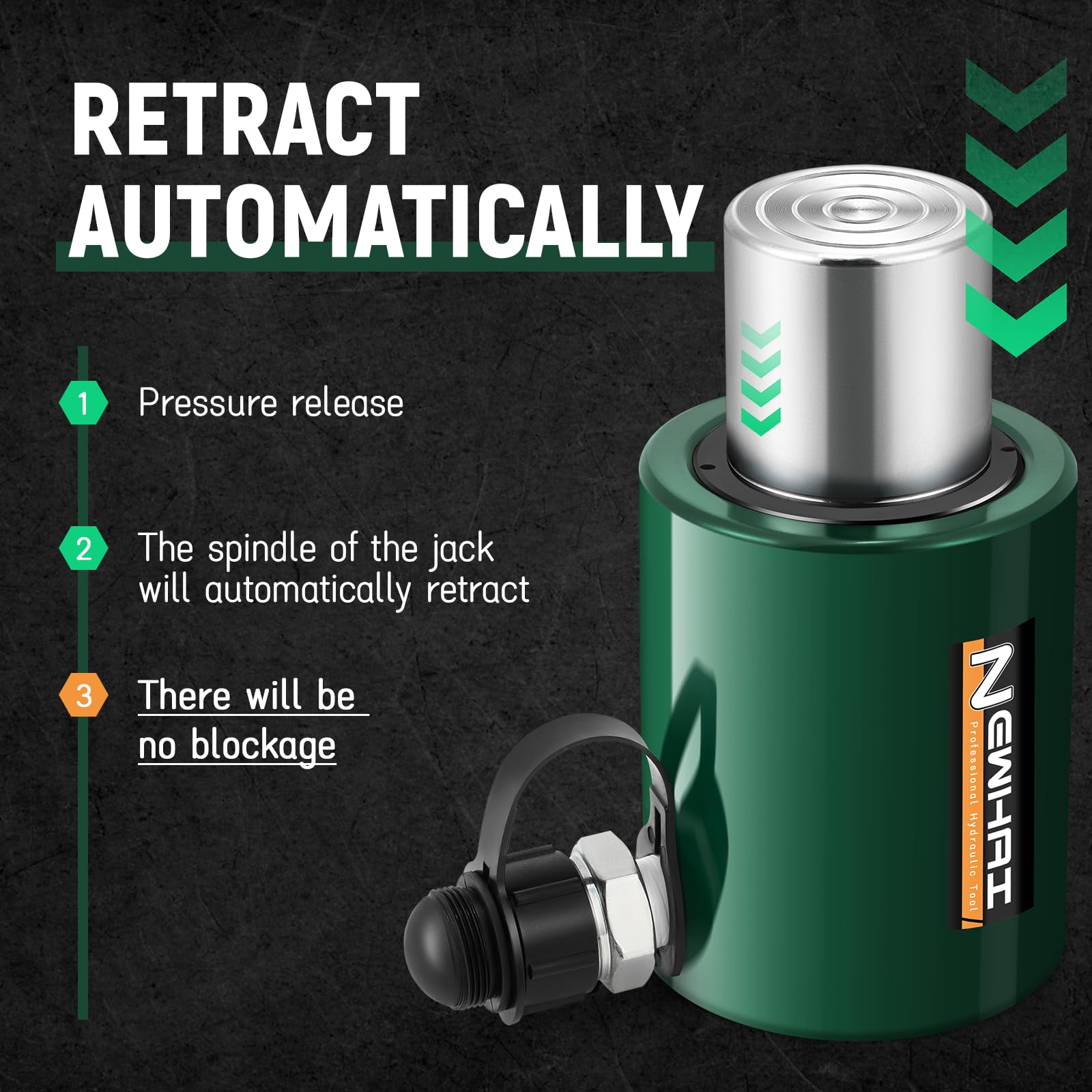 Snapklik.com : Newhai 20 Ton Hydraulic Ram Jack Cylinder 2/50mm Stroke ...