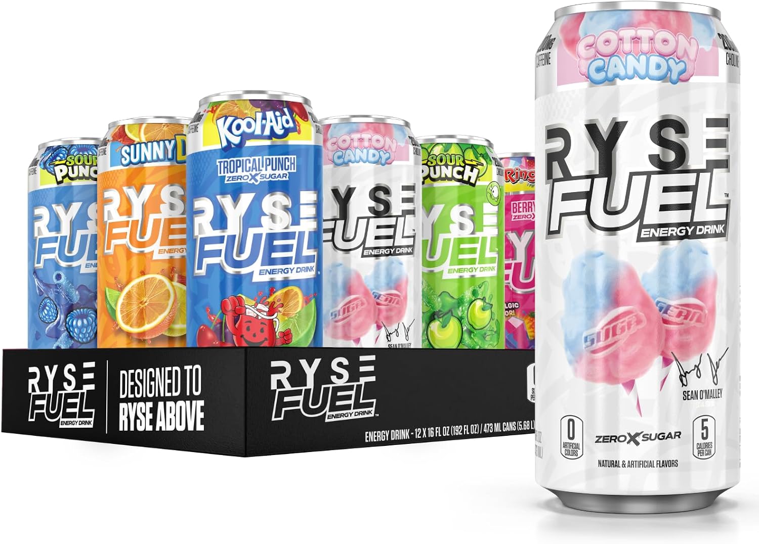 RYSE Up Supplements Bebida Energética Sin Azúcar Ryse Fuel | Apto Para ...