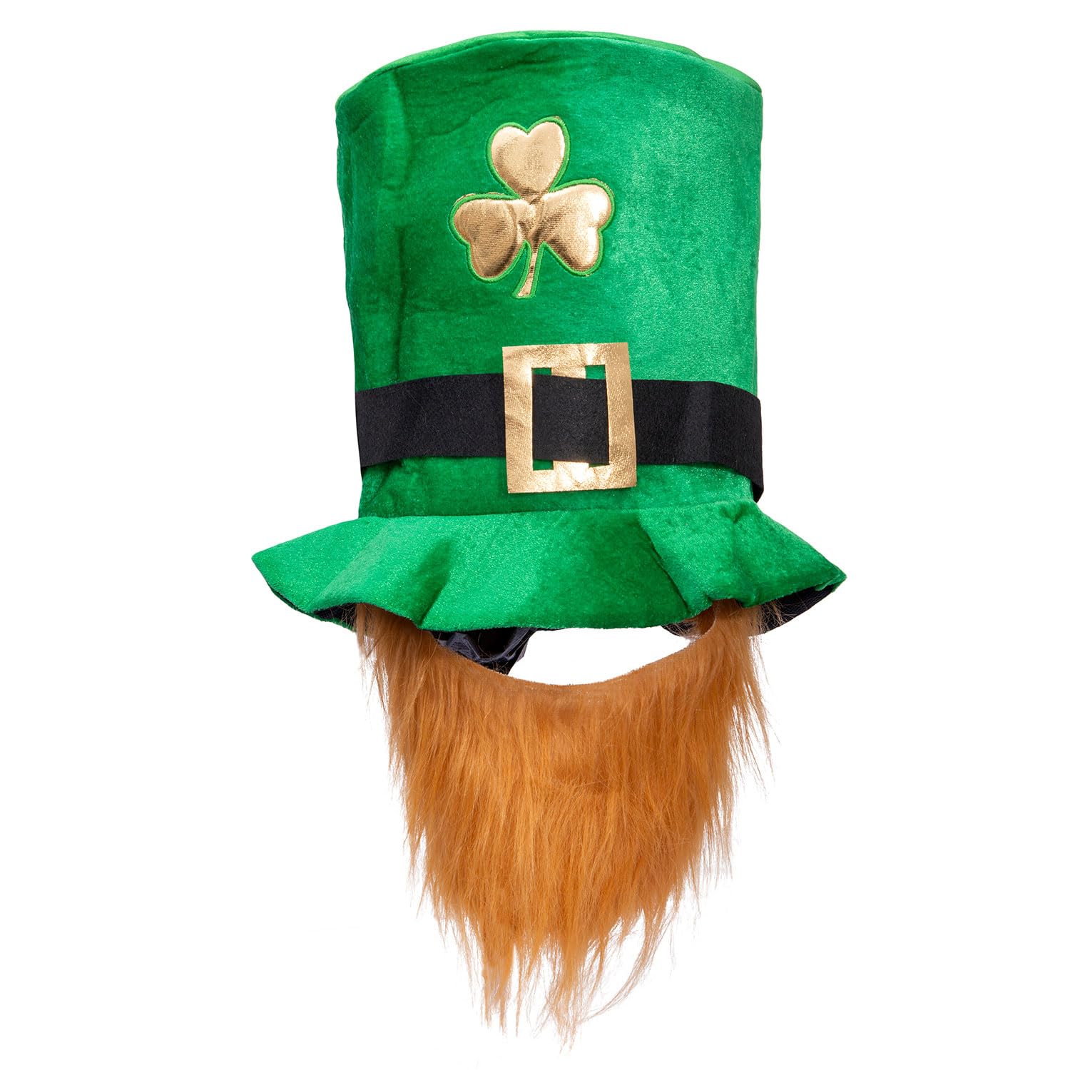 Snapklik.com : Liatunou StPatricks Day Shamrock Green Velvet Top Hat
