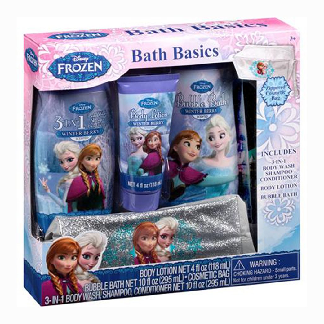 Amazon.com : Disney Frozen Bath Basics 4-Piece Set : Beauty & Personal Care