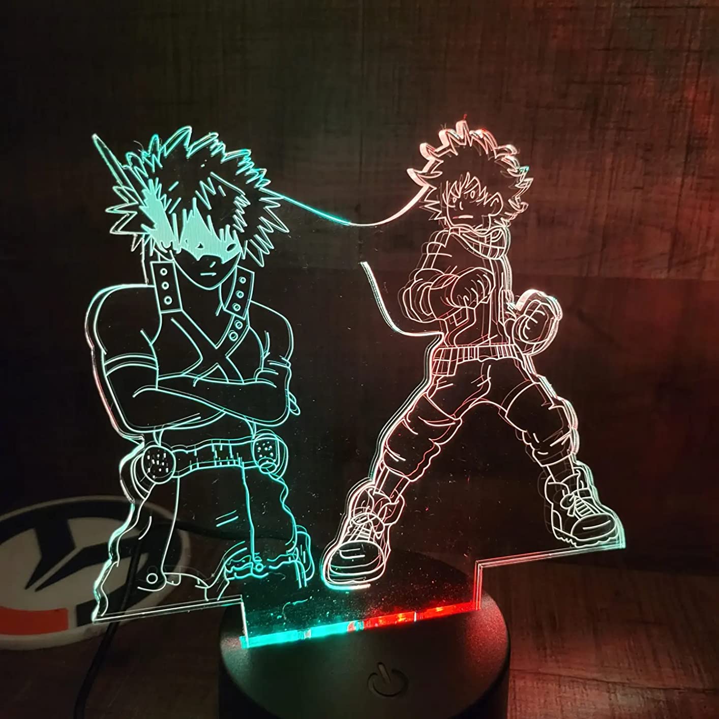 $4/mo - Finance Hero Academia Nightlight - Katsuki Bakugo- Izuku ...