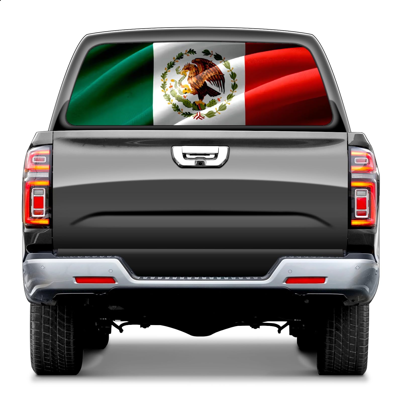 Amazon.com - Truck Rear Window Graphic Decals Mexican Flag Pickup Car ...