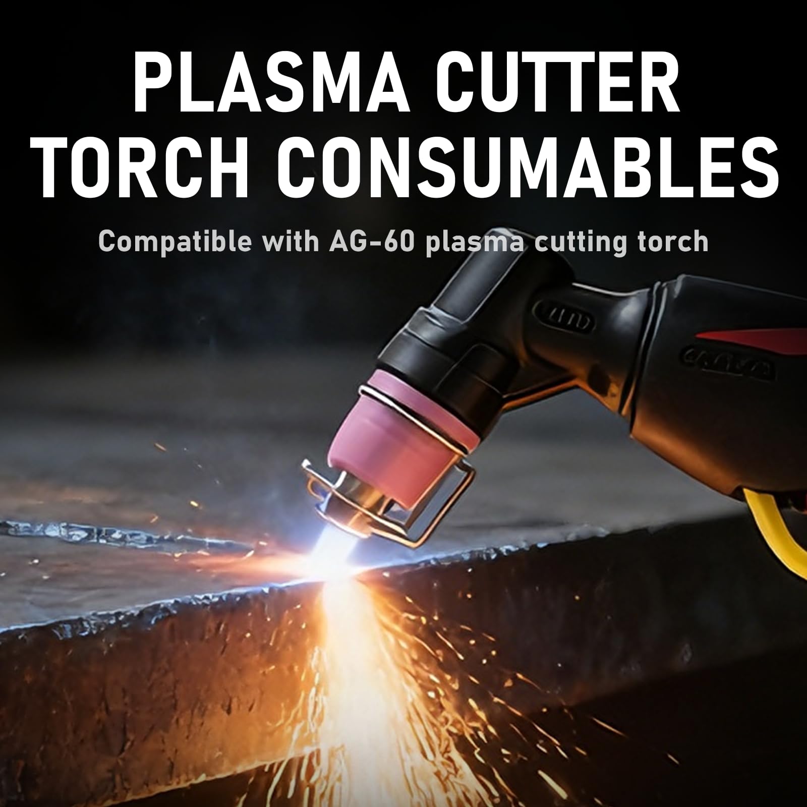 Snapklik.com : YESWELDER 24PCS AG-60 Plasma Cutter Torch Consumables Kit