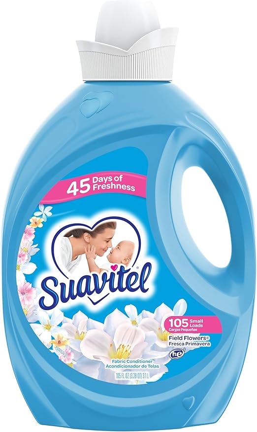 Amazon.com: Suavitel Fabric Softener, Field Flowers -105oz : Health ...