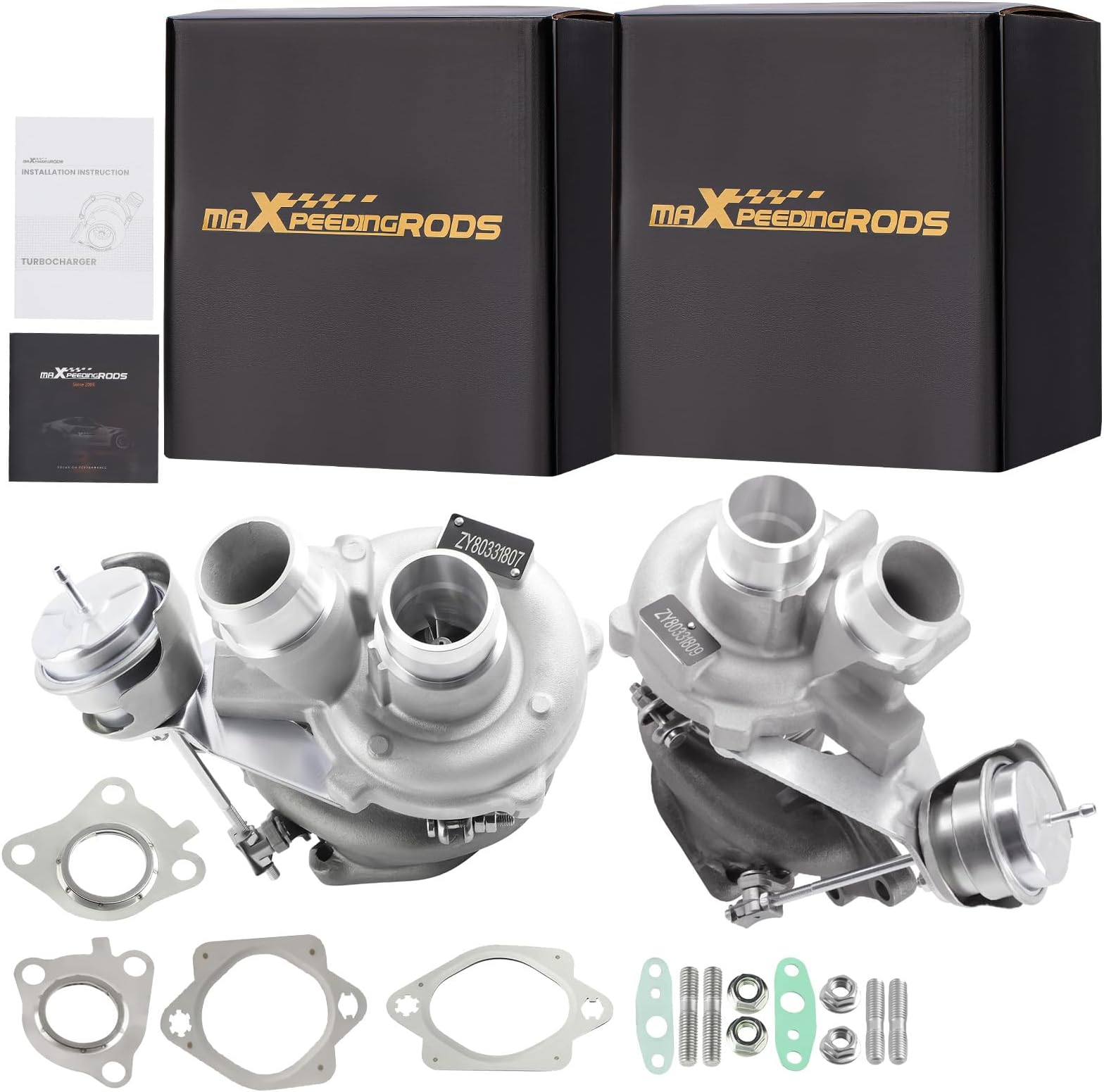 Amazon.com: maXpeedingrods K03 Turbo Turbocharger Left & Right Side for ...