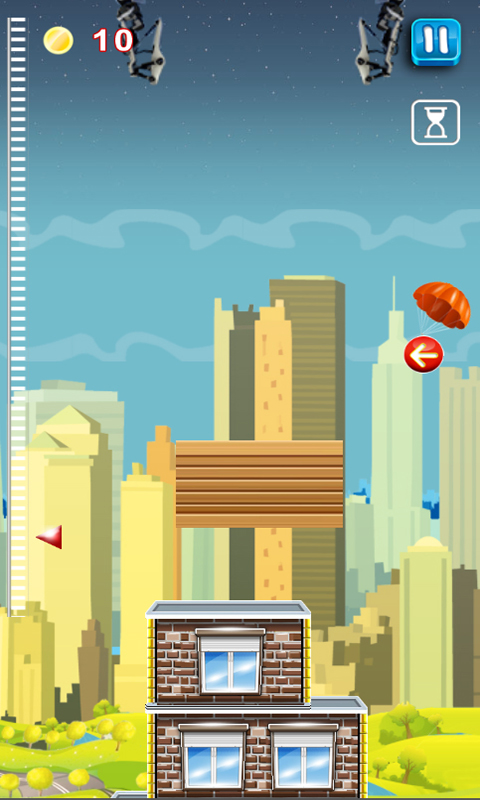 Tower Blocks Of Cartoon High Tower Blocks Kids Stock Illustrations