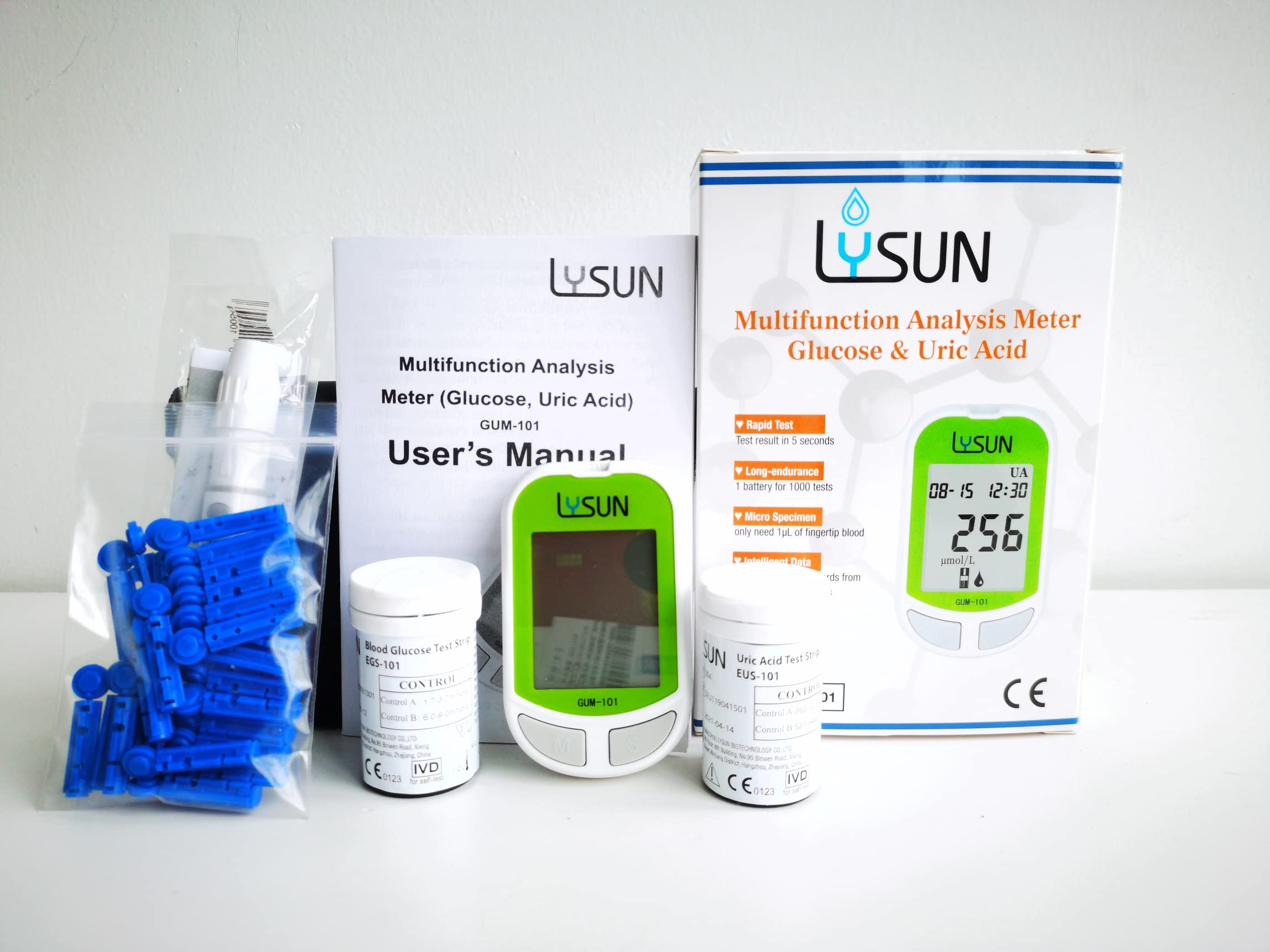 Buy Lysun Multi-Monitoring System 2-in-1 Kit with Full Strips Included ...