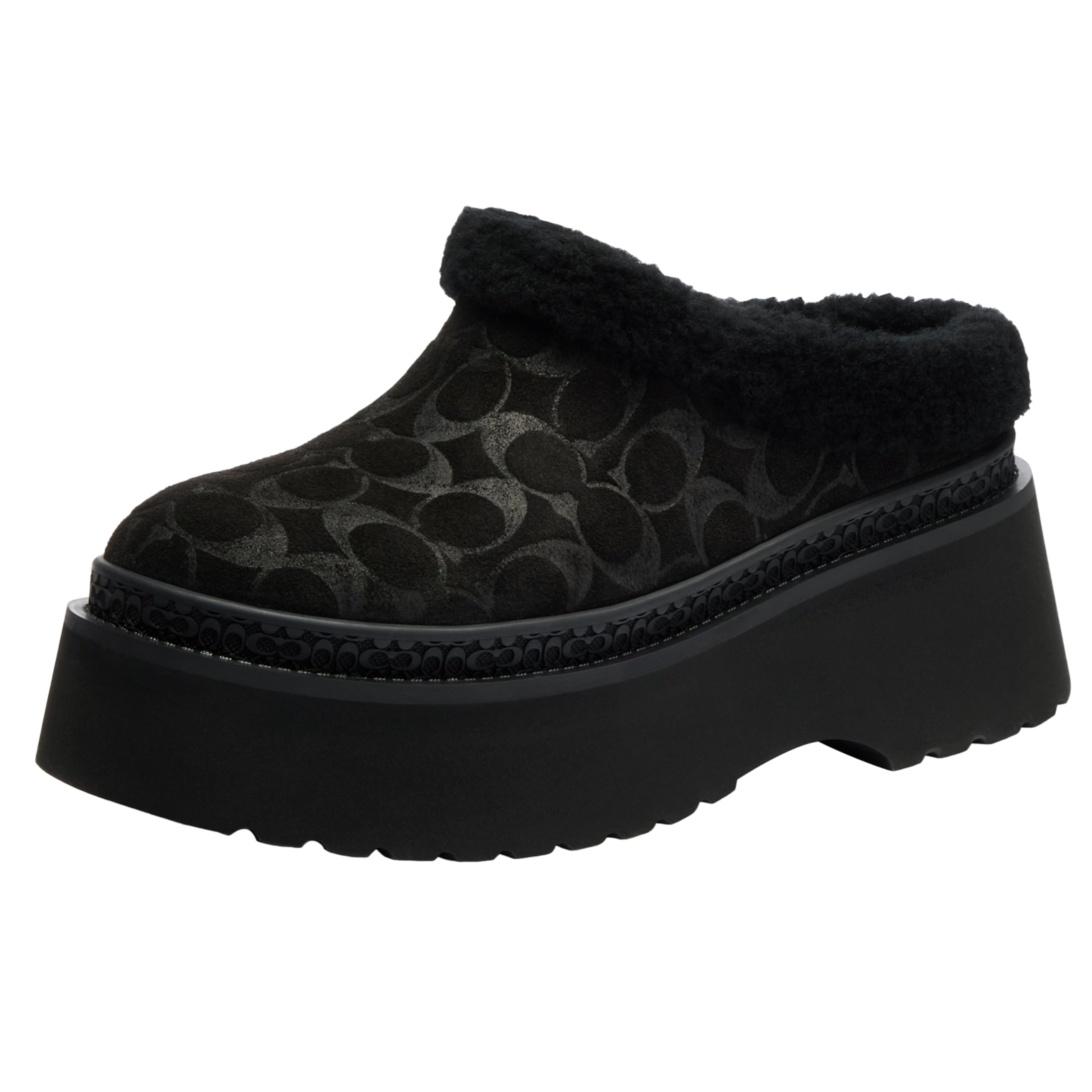 Amazon.com | Coach Women's Cecelia Shearling Clog | Mules & Clogs