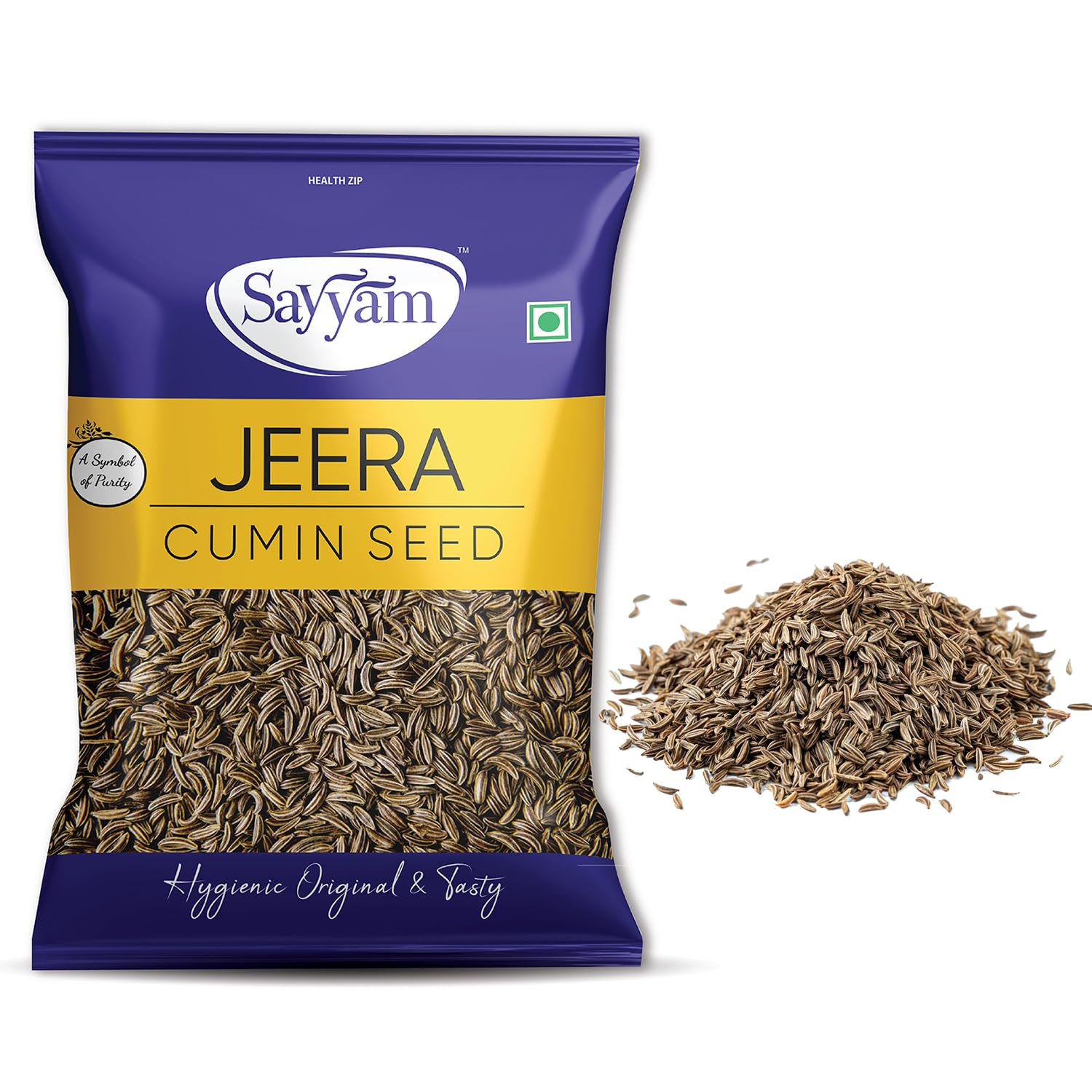 Sayyam Whole Jeera 1 Kg | Natural & Healthy Cumin Seed | Seeragam ...