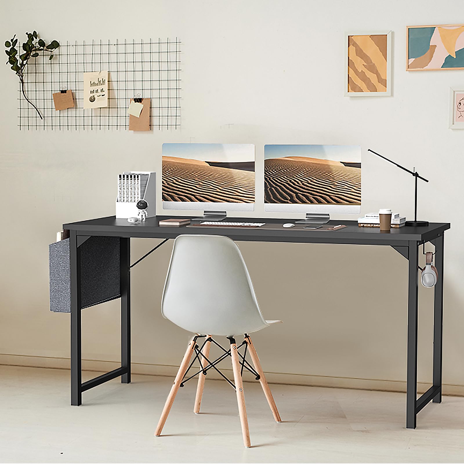 Snapklik.com : SMUG Computer Desk 55 Inch Office Gaming Study Writing ...