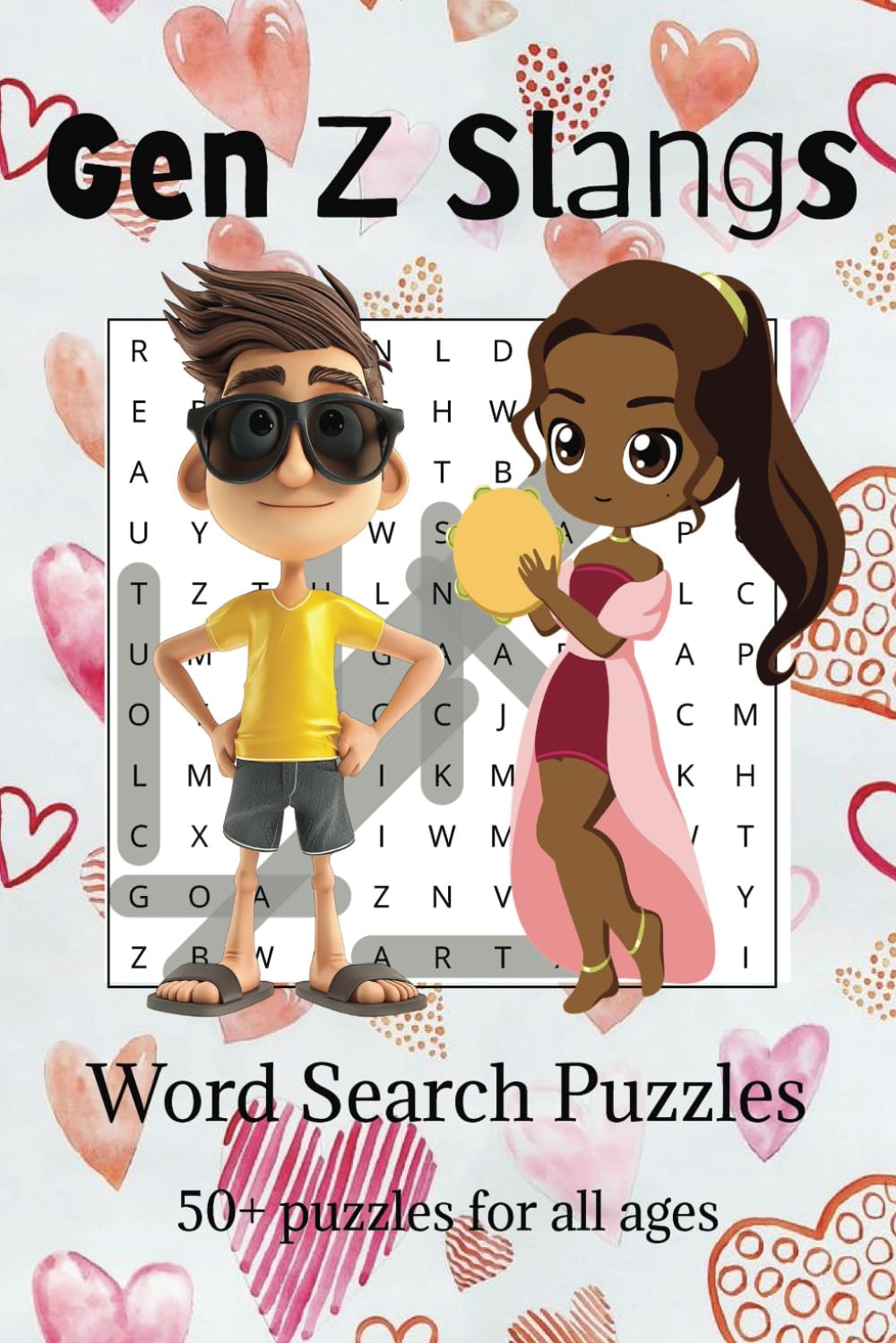 Gen Z Slang Word Search Puzzle Book: Word Search with Easy to Read ...
