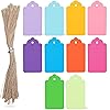 Amazon.com: Supla 200 Pcs 20 Colors Gift Tags Sign with String Party ...
