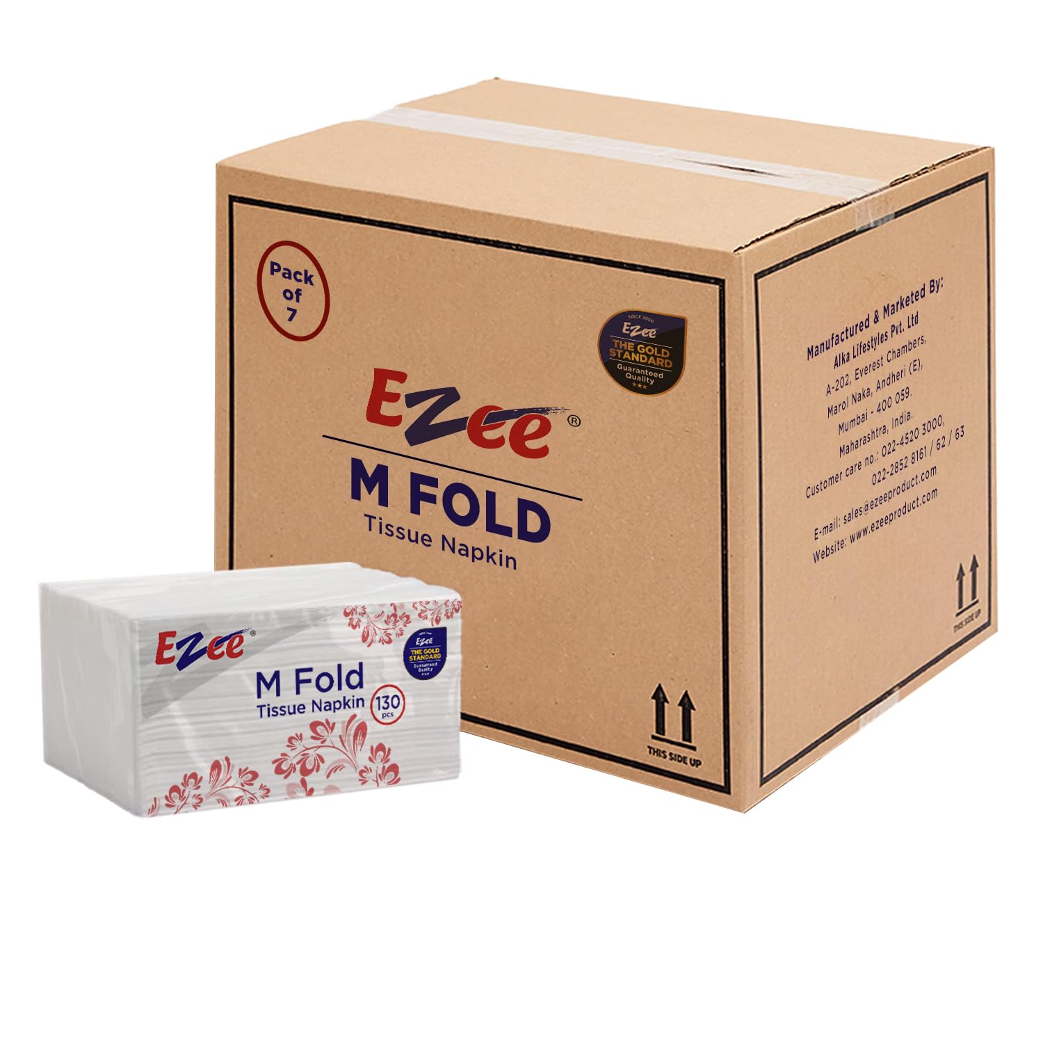 Ezee M Fold Tissue Paper - 910 Pieces : Amazon.in: Health & Personal Care