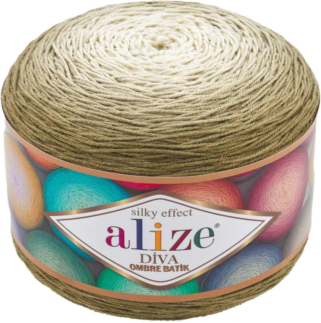 Amazon.com: ALİZE Diva Ombre Batik Silky Effect 100 Microfiber Acrylic ...