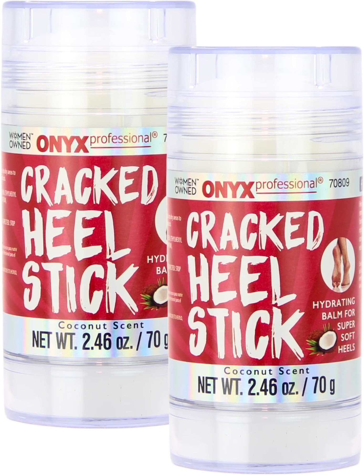 Amazon.com : Onyx Professional Cracked Heel Repair Balm Stick (2 Pack ...