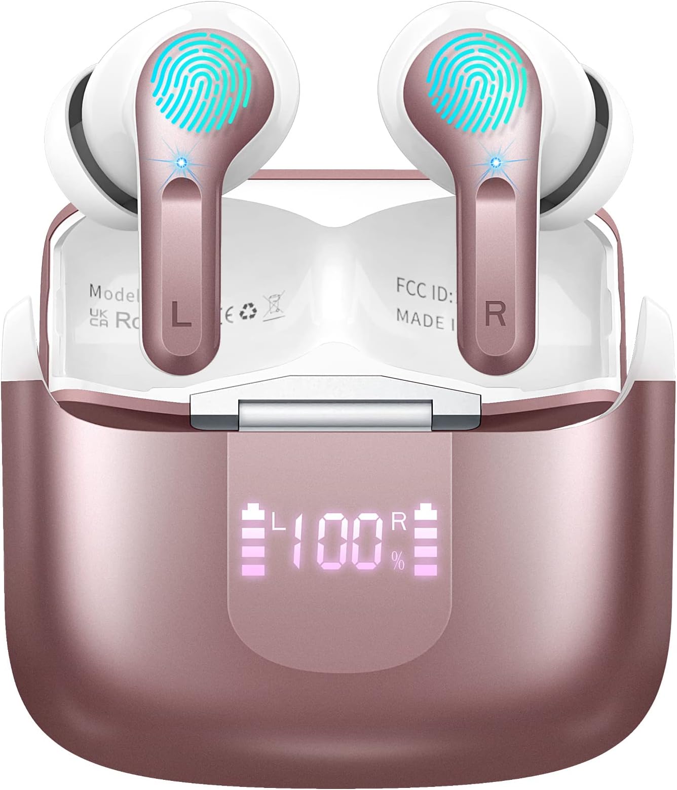 Amazon.com: Damix Wireless Earbuds Bluetooth Headphones Water Repellent ...