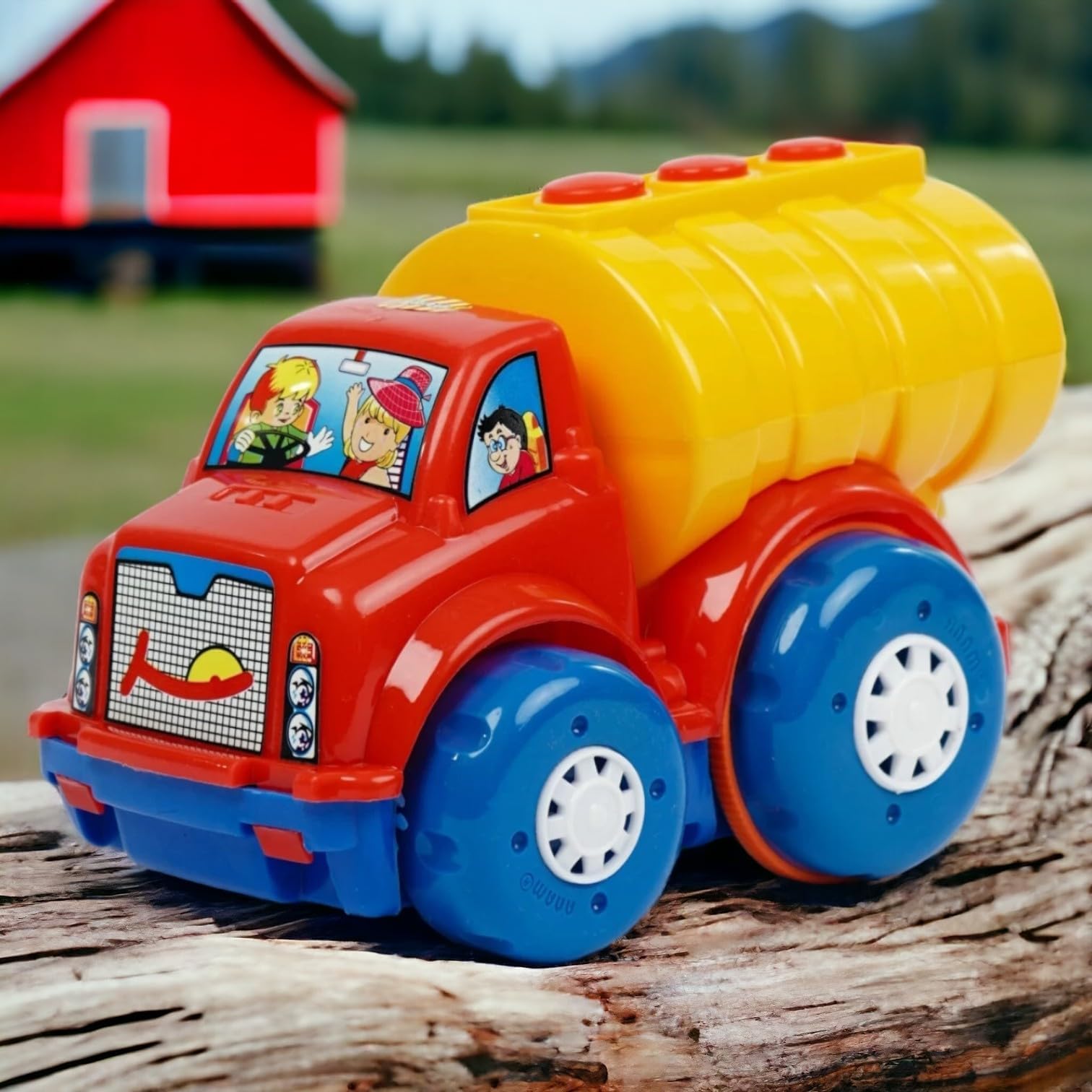 Kiddie castle Friction Powered Oil Tanker Toy Truck for Kids/Toddlers ...