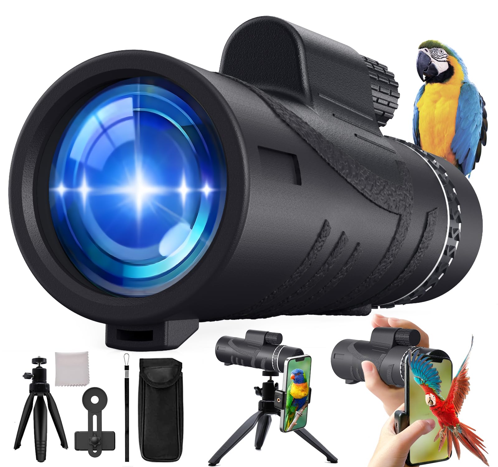 Amazon.com : 2024 New 80x90 HD High Powered Monocular Telescope with ...