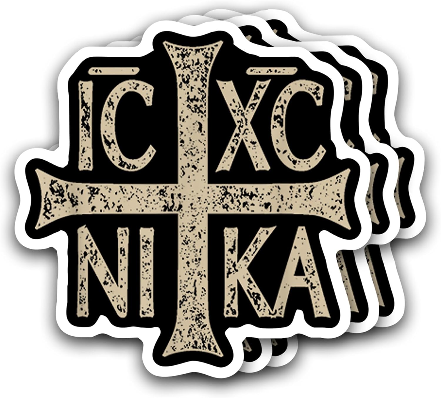Amazon.com: Ic Xc Nika Cross Faith Christian Sticker : Electronics