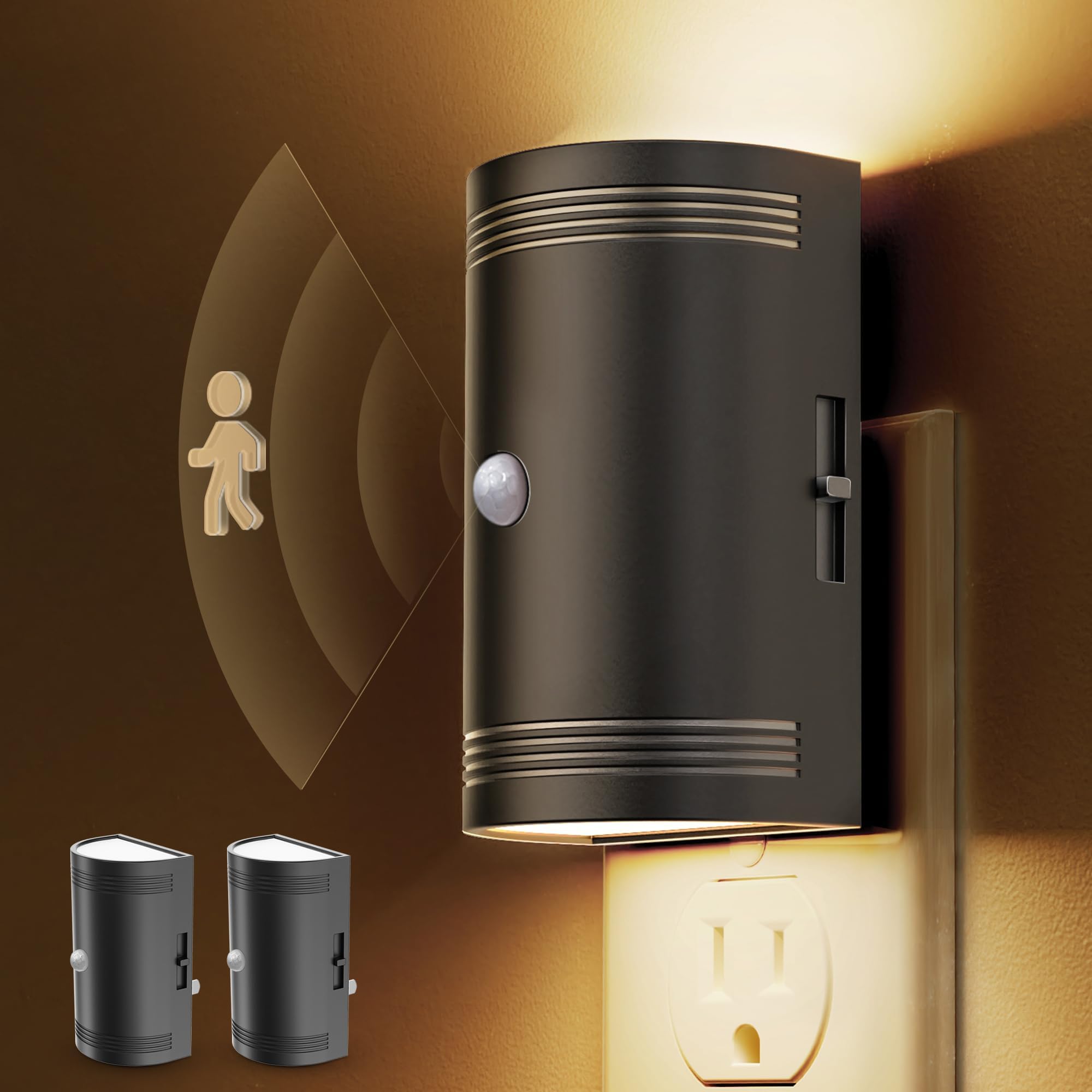 L LOHAS LED Night Lights Plug into Wall, Motion Sensor Night Light with ...