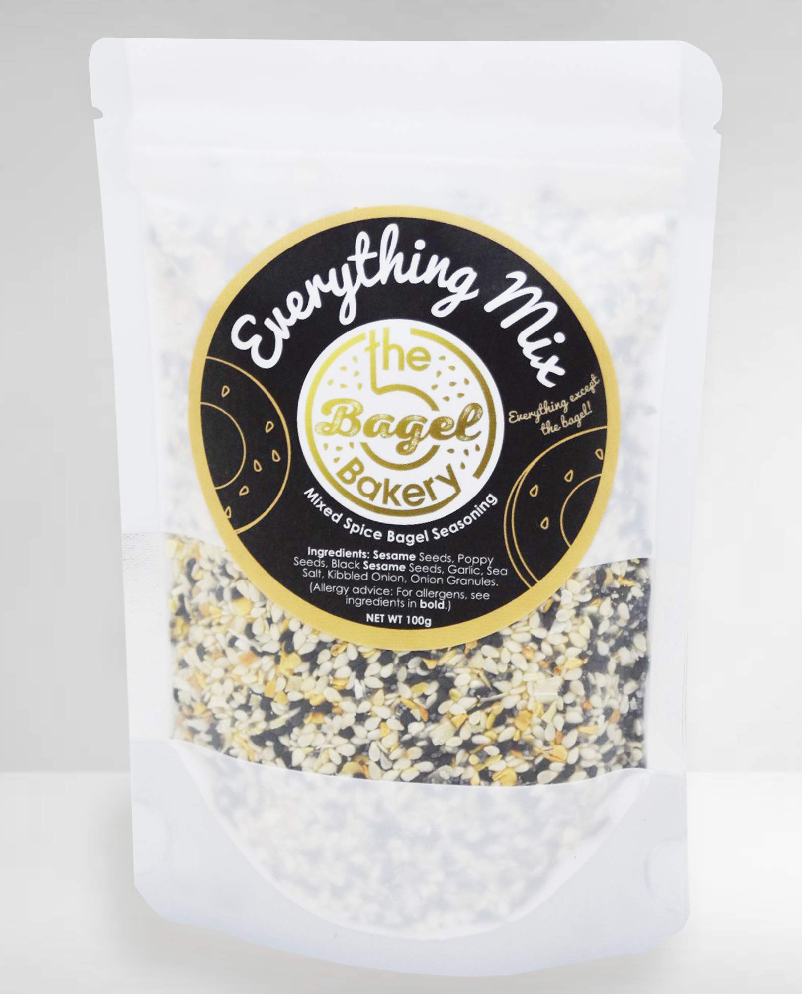 The Bagel Bakery's Everything Bagel Seasoning Mix 100g : Amazon.co.uk ...