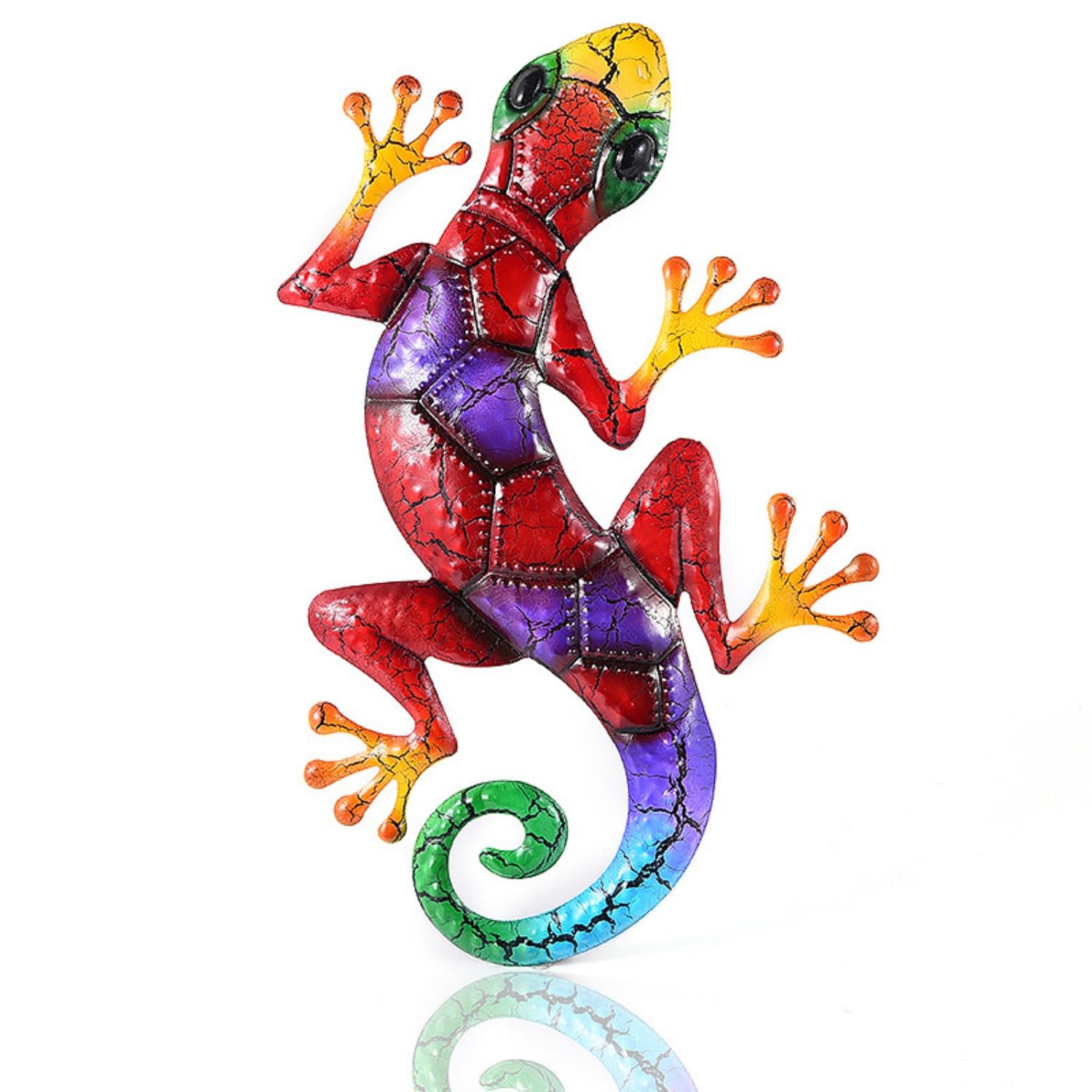 Amazon.com: YWHWXB Metal Gecko Wall Decor,Outdoor Hanging Lizard Wall ...