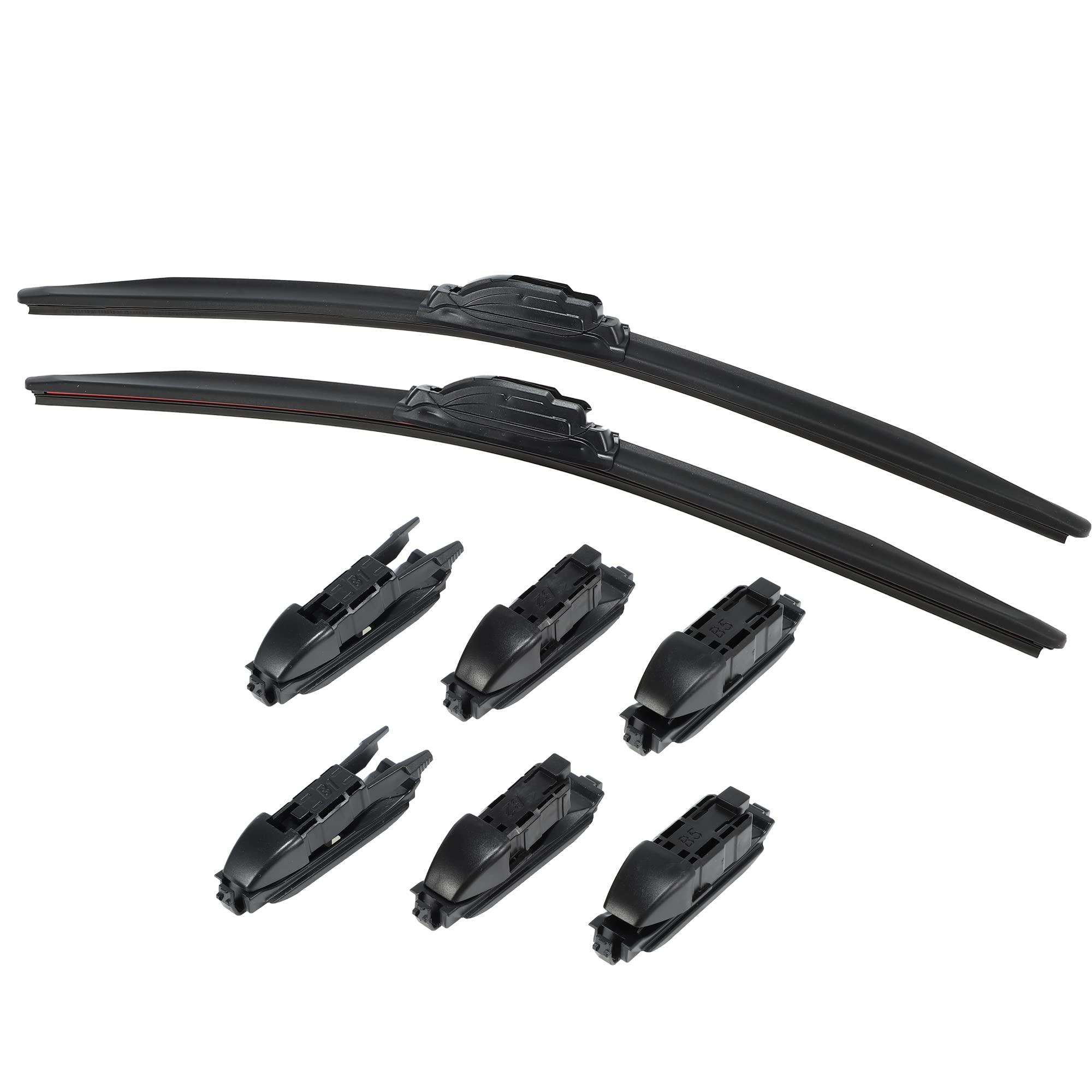 Amazon.com: X AUTOHAUX 22"+21" Windshield Wiper Blades Kit for Hook Arm ...