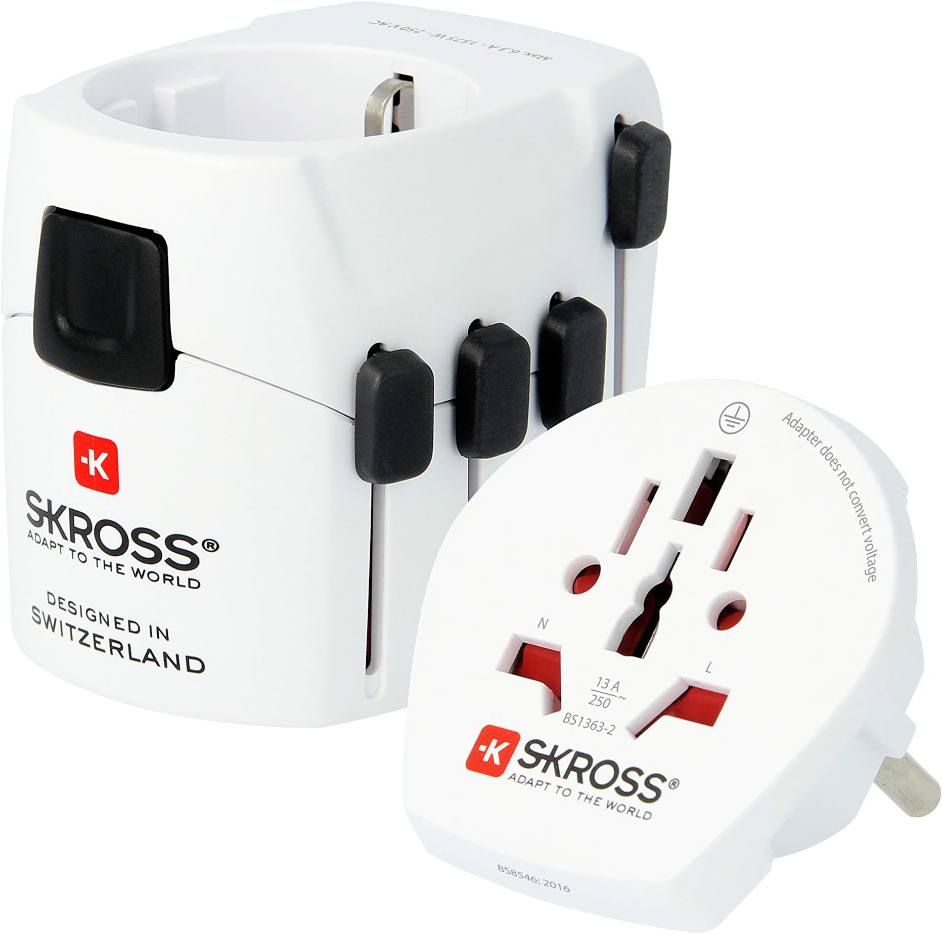 SKROSS Weltreiseadapter PRO World und USB 7A: Amazon.de: Elektronik & Foto