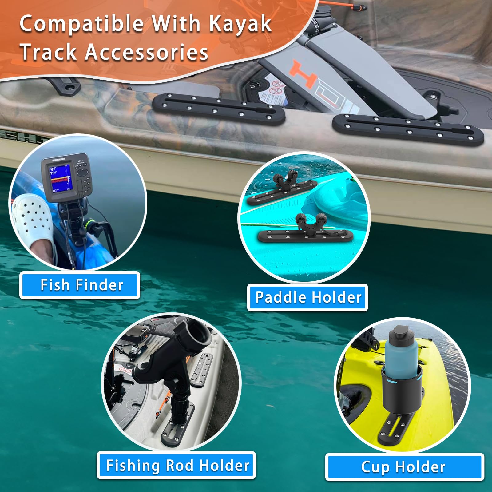 Snapklik.com : Kayak Track For Kayak Fishing, Kayak Rail, Kayak ...