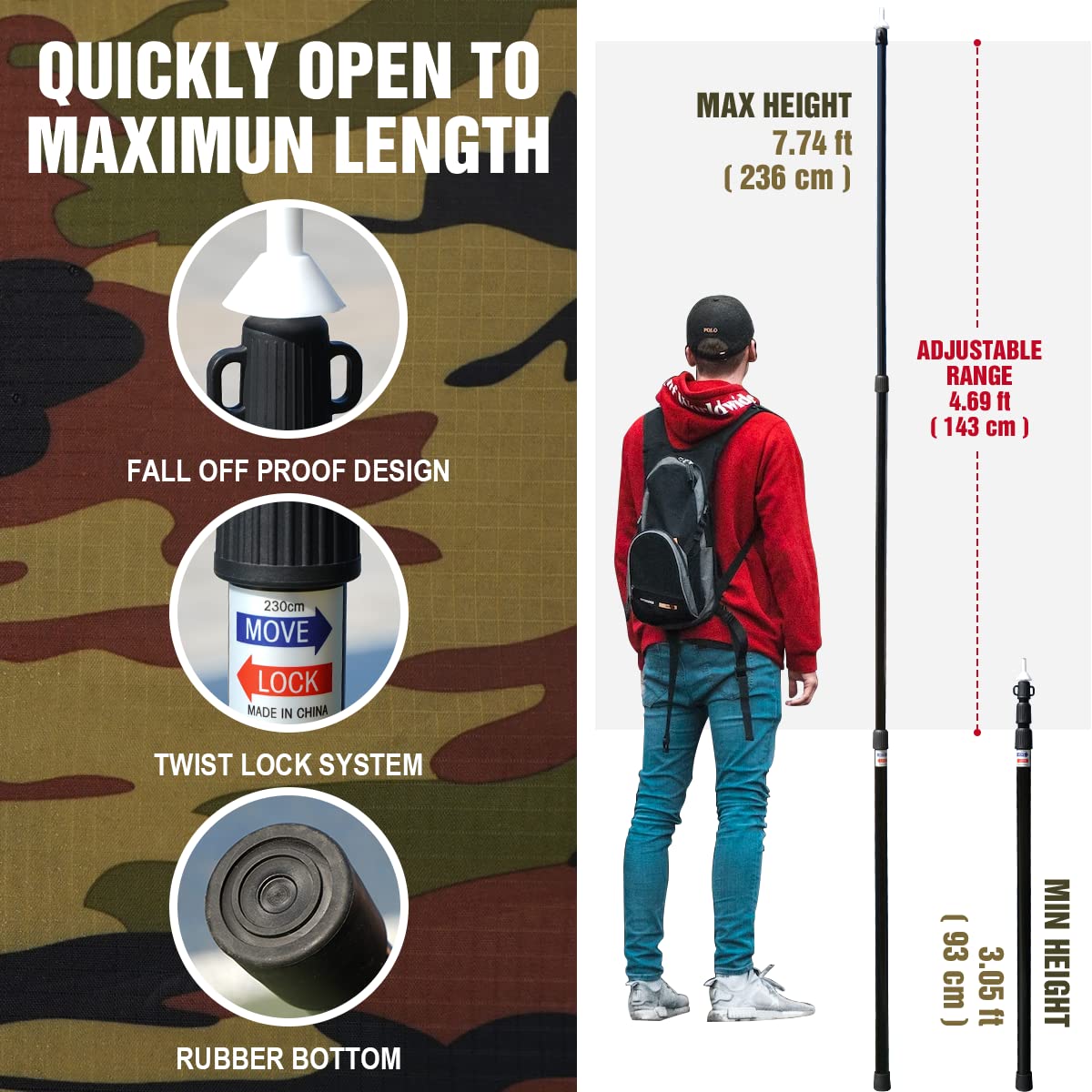 Snapklik.com : All-Round Protection:LYN 4 Person Instant Pop Up ...