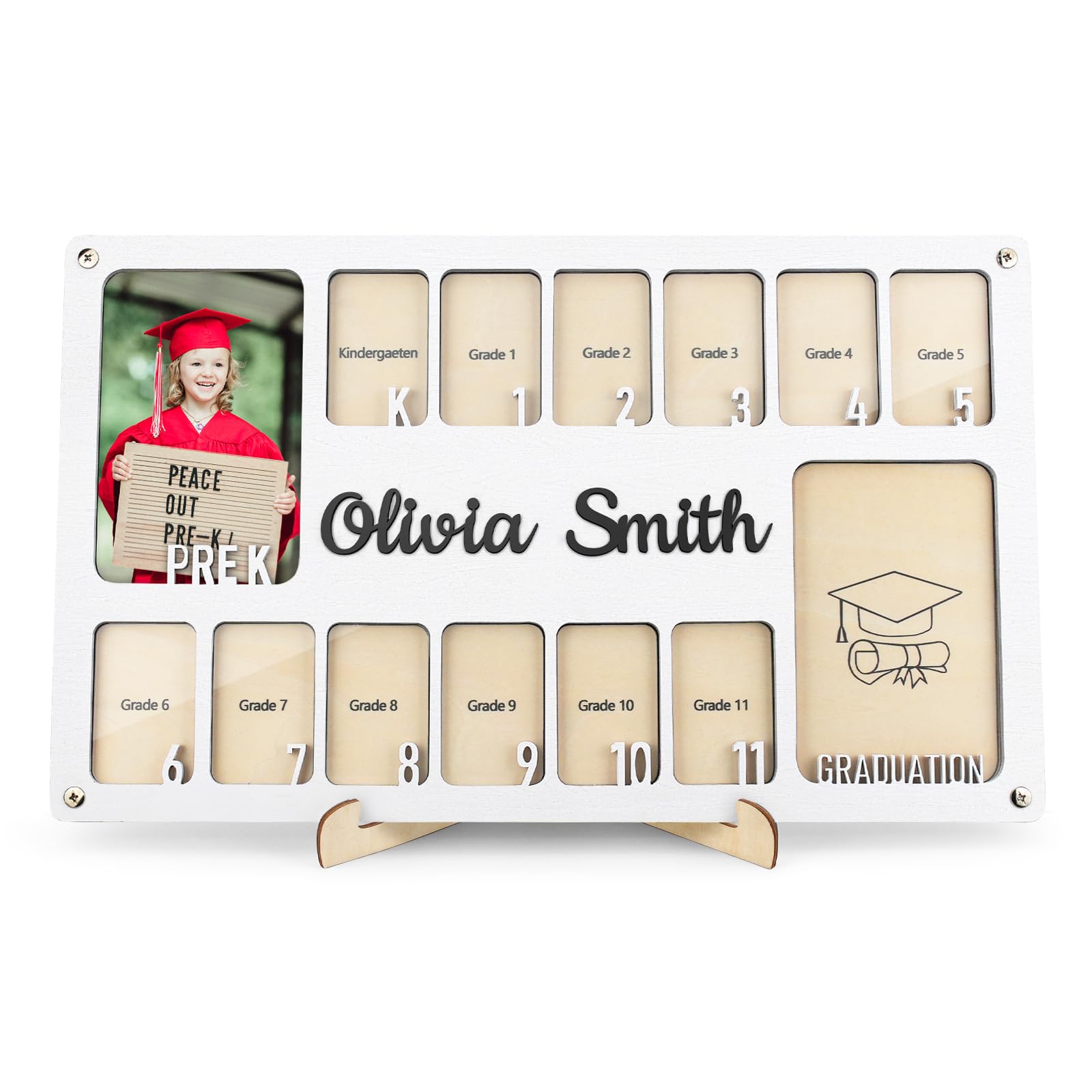 Amazon.com - UNIGIFTIME School Picture Frame Pre-K To 12, Personalized ...