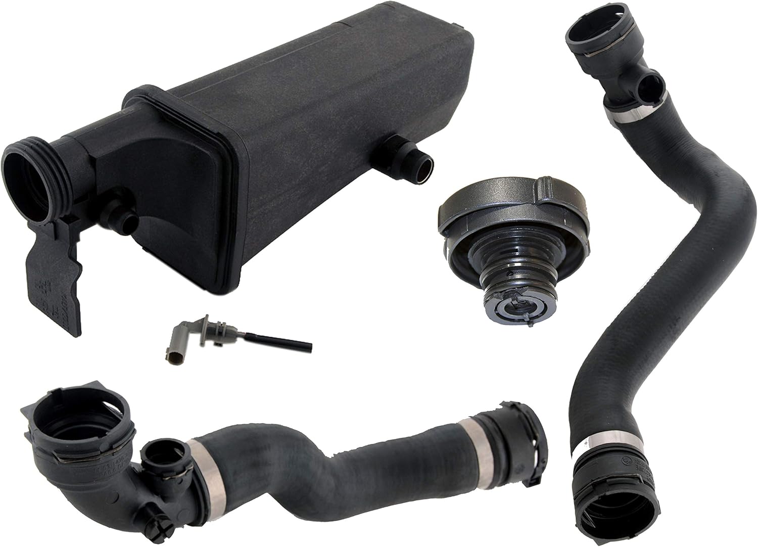 Amazon.com: Upper Lower Radiator Hose Coolant Radiator Expansion Tank ...