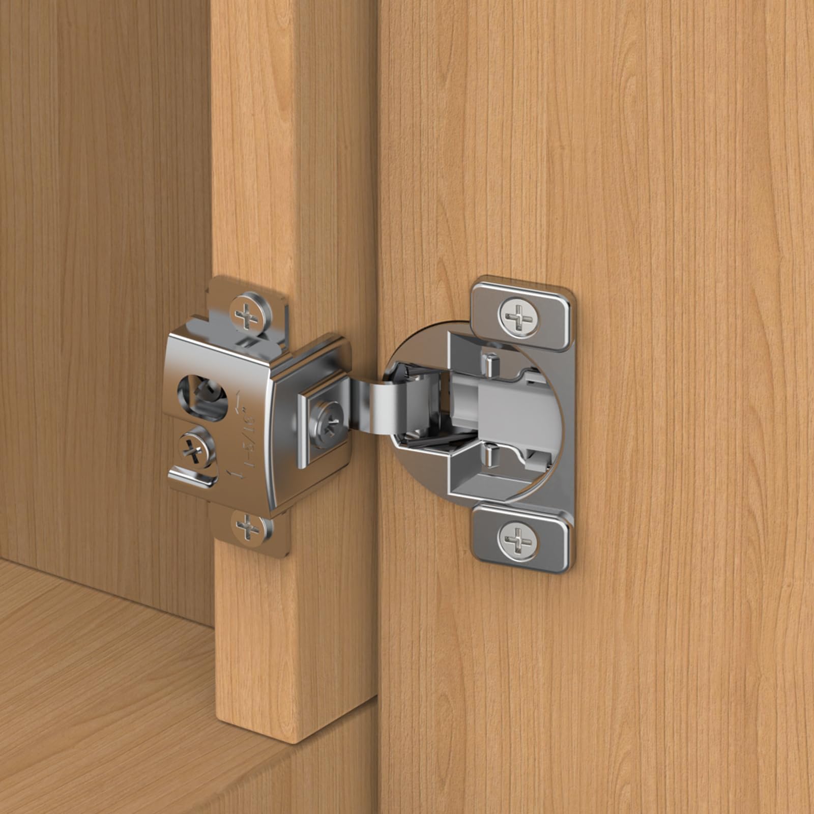 Snapklik.com : 50 Pack 1-5/16" Overlay 3D Soft Close Concealed Hinge ...