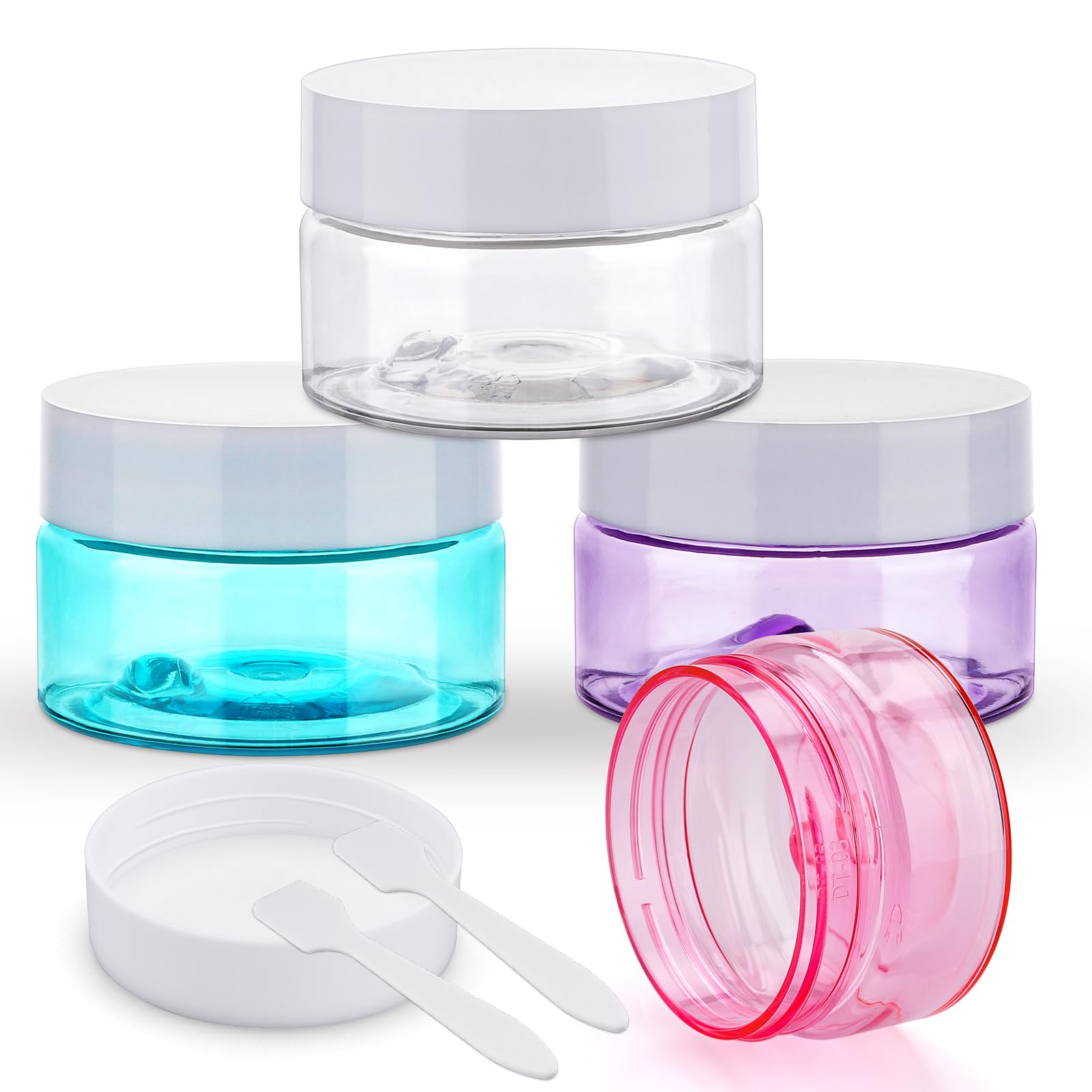 Amazon.com: Cosywell Travel Jars Containers Cream Jars for Toiletries ...