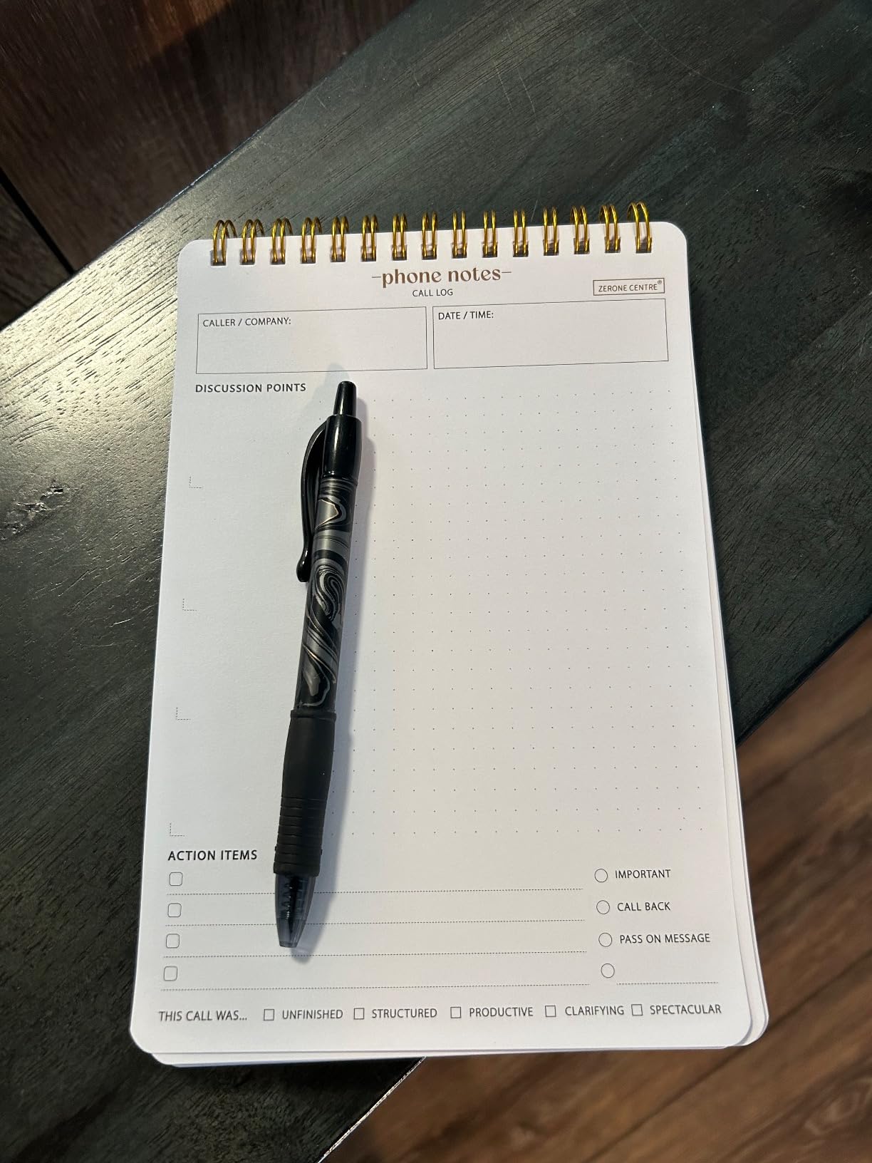 Amazon.com : Call Log Notepad For Work With Action Items-Phone Call To ...